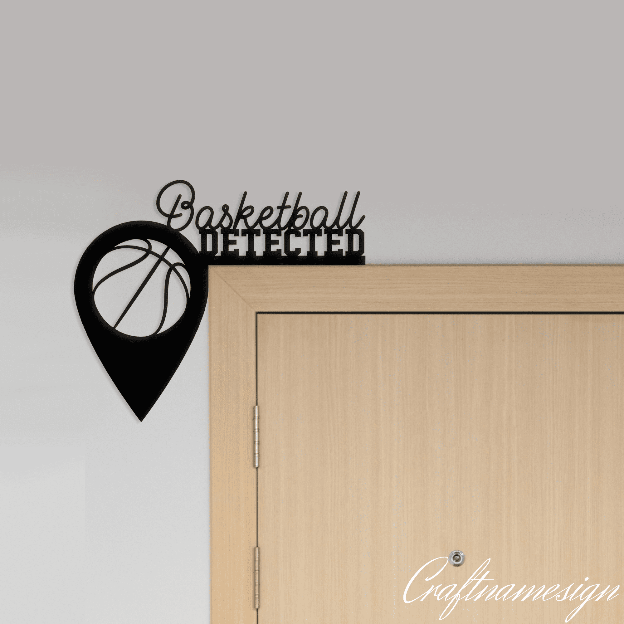 Craftnamesign Basketball Metal Door Corner, Basketball Door Corner ...