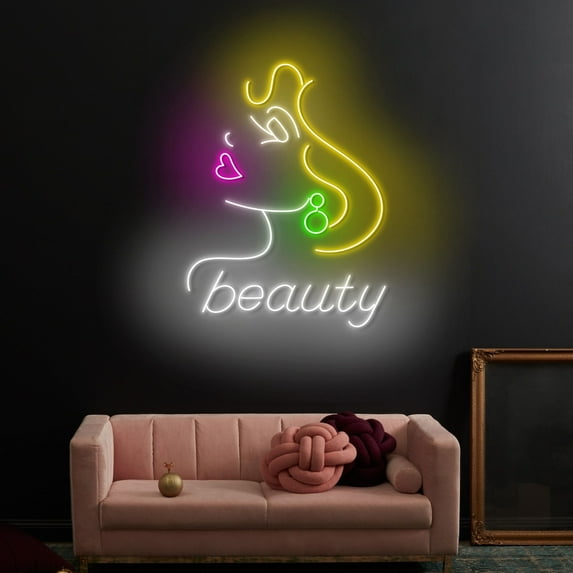 Craftnamesign Beauty Salon Neon Light Decor, Beauty Spa Neon Art ...