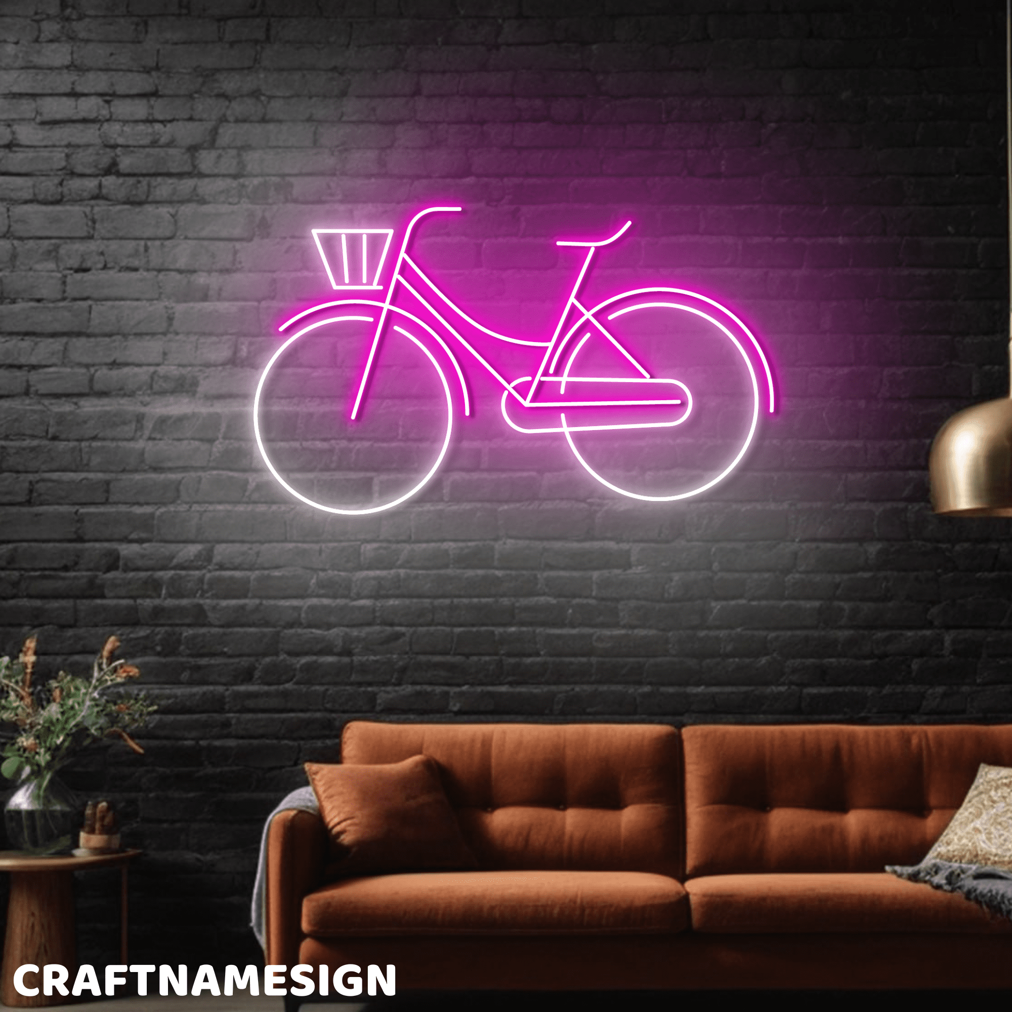 Craftnamesign Bicycle Neon Light, Bicycle Shop Wall Decor, Bike Store ...