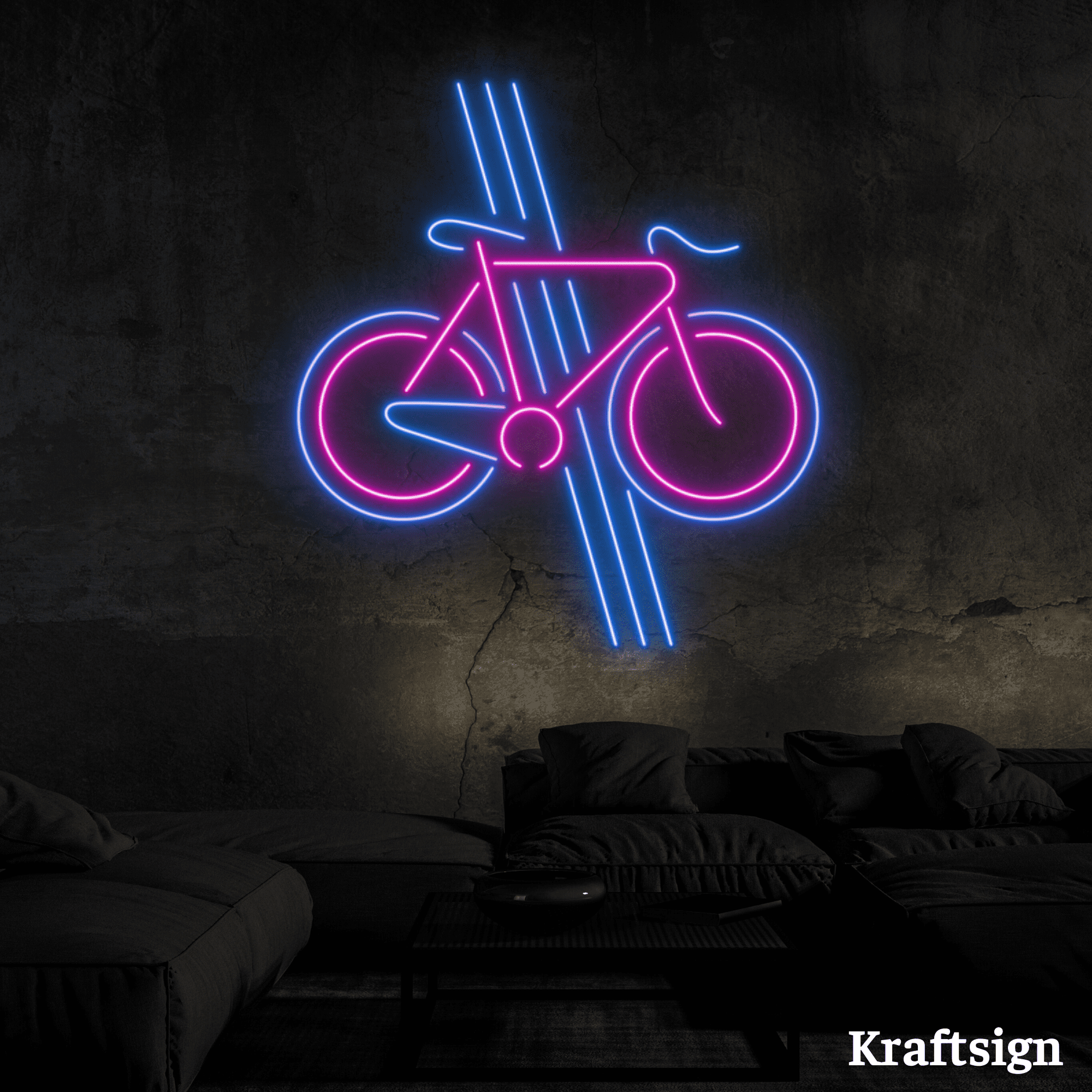 Craftnamesign Bicycle Neon Sign, Biker Gift, Bike Shop Decor, Gift For ...