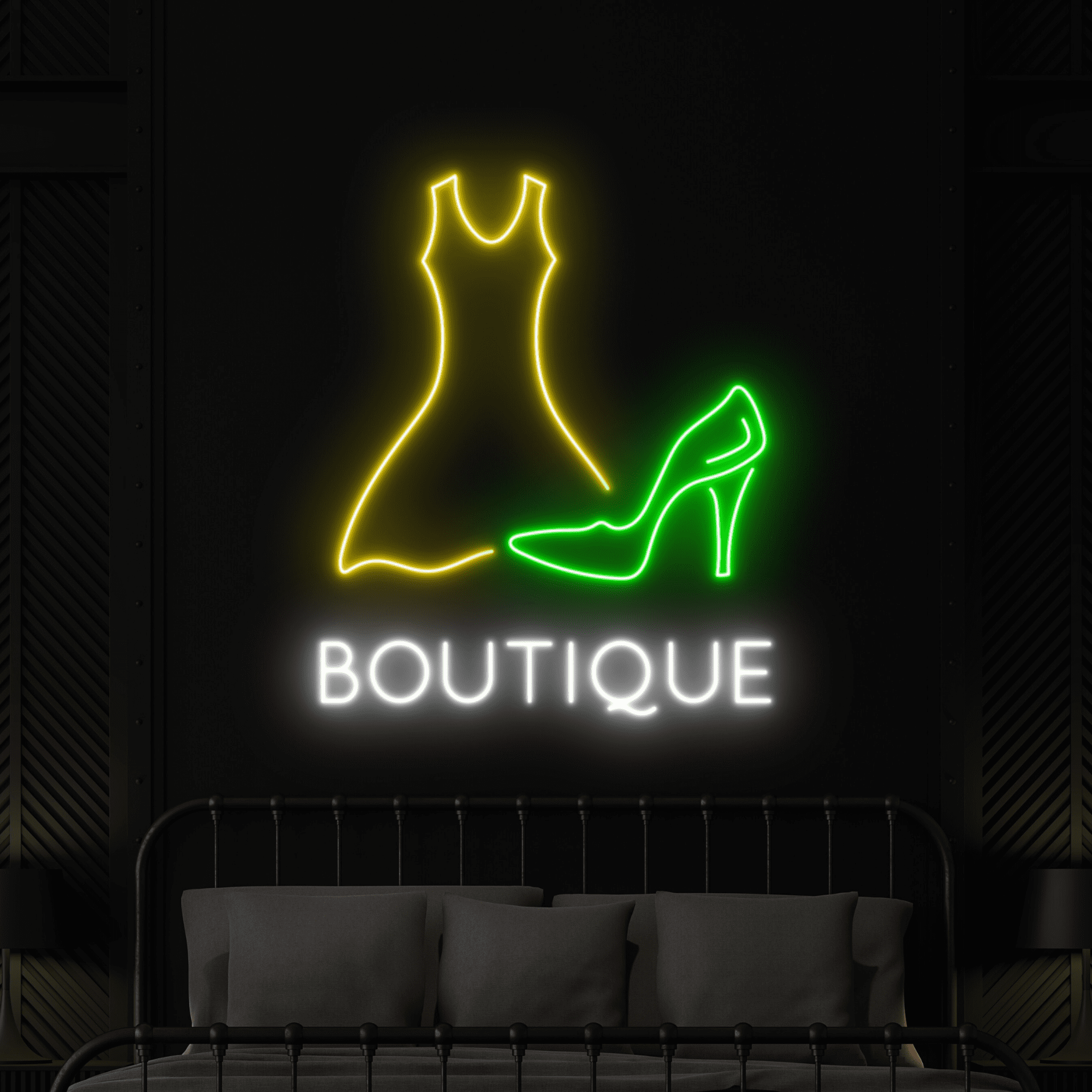 Craftnamesign Boutique Neon Sign, Clothes Shop LED Sign, Boutique Decor ...