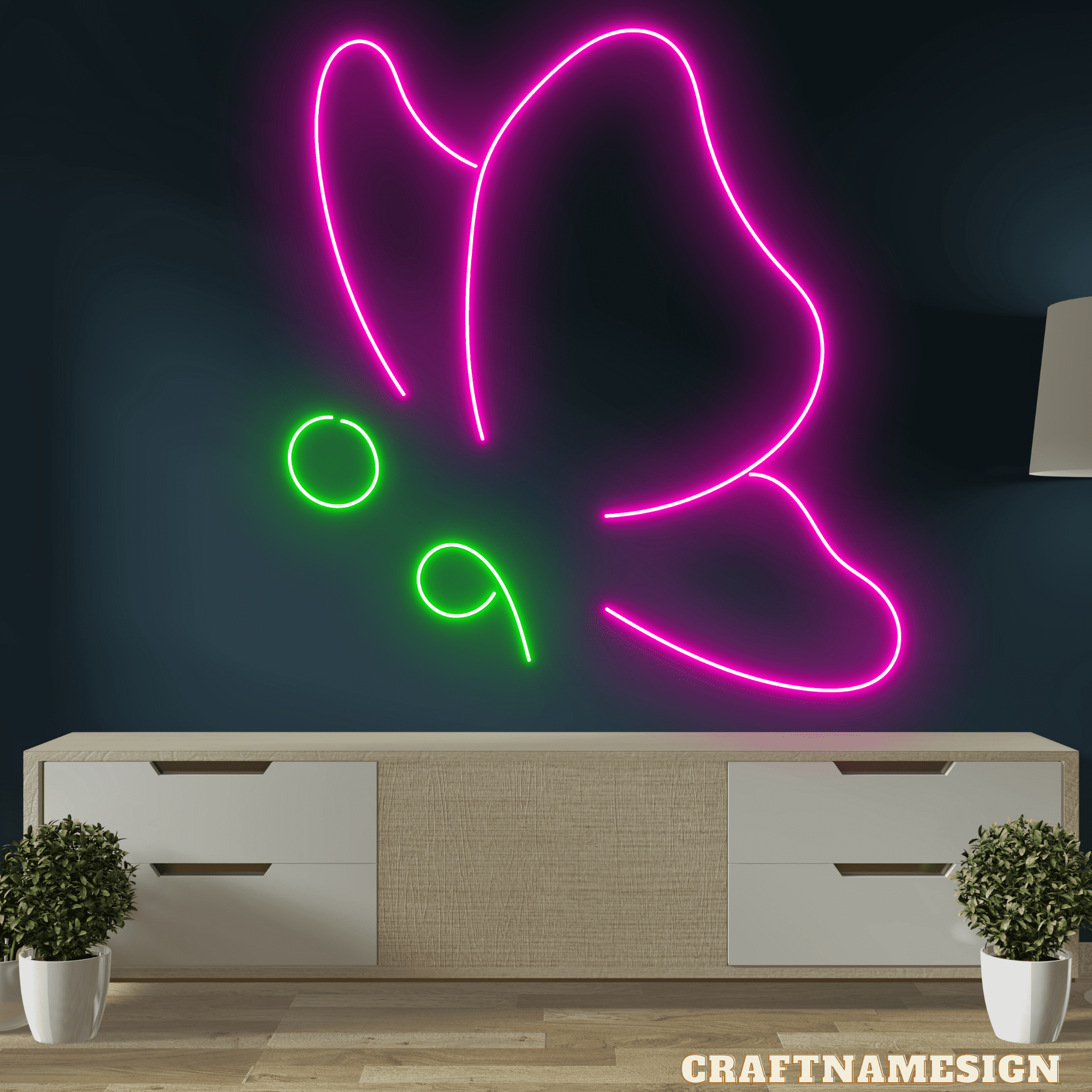 Craftnamesign Butterfly Neon Sign, Butterfly Wall Decor, Butterfly Art ...