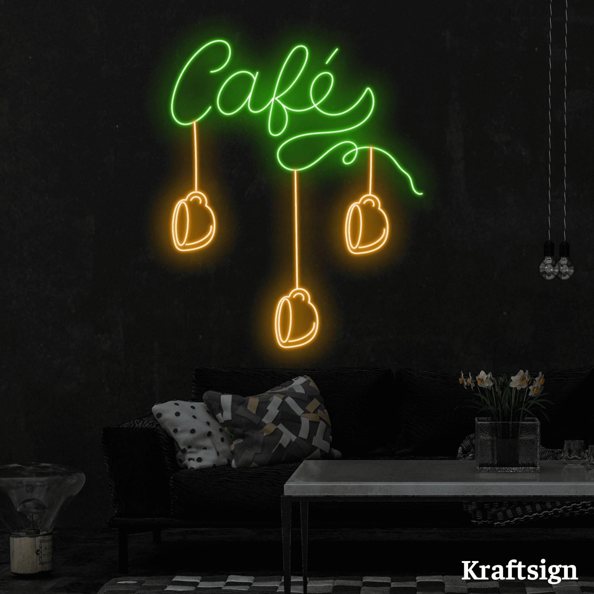 Craftnamesign Cafe Neon Sign, Coffee Shop Decor, Open Welcome LED Signs ...