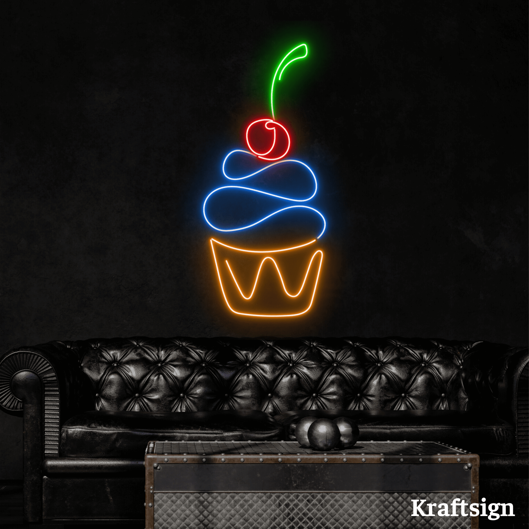 Craftnamesign Cake Neon Sign, Cake Shop LED Sign, Bakery Wall Art Decor ...