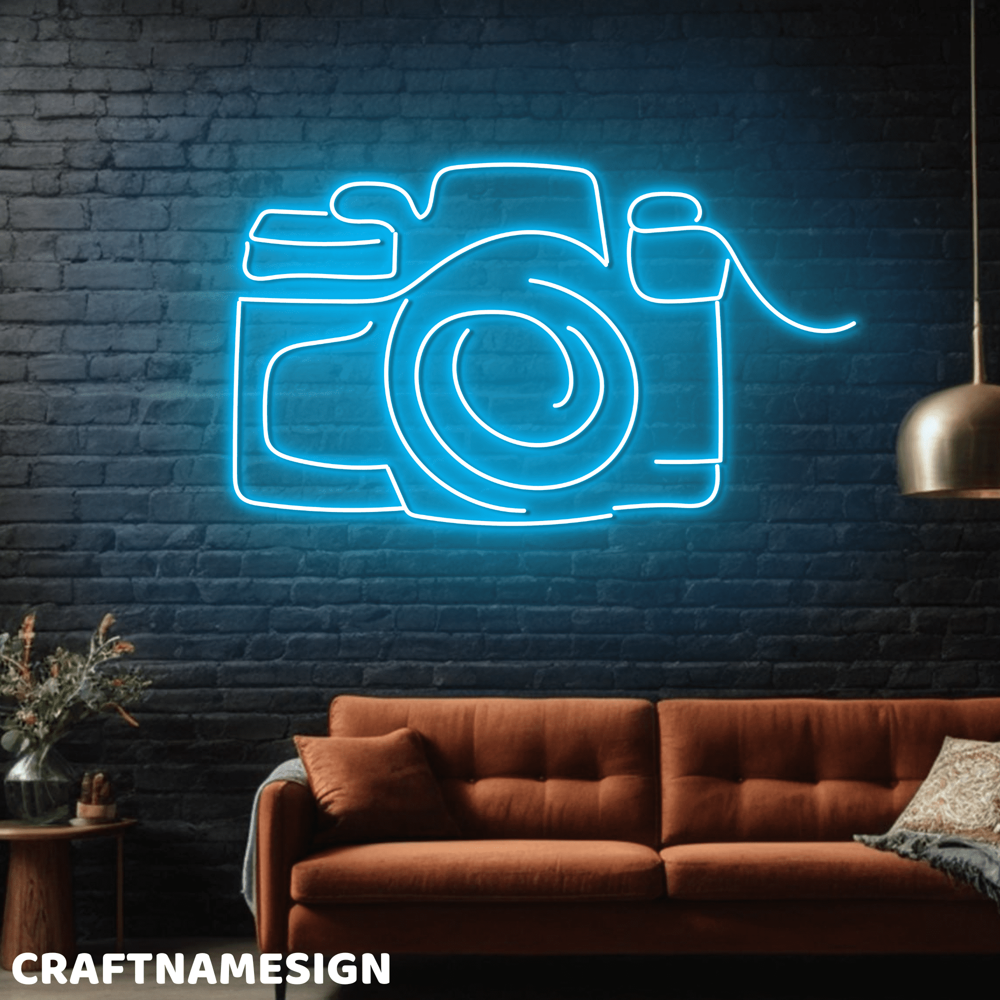 Craftnamesign Camera Neon Sign, Photo Studio Wall Sign, Camera Studio ...