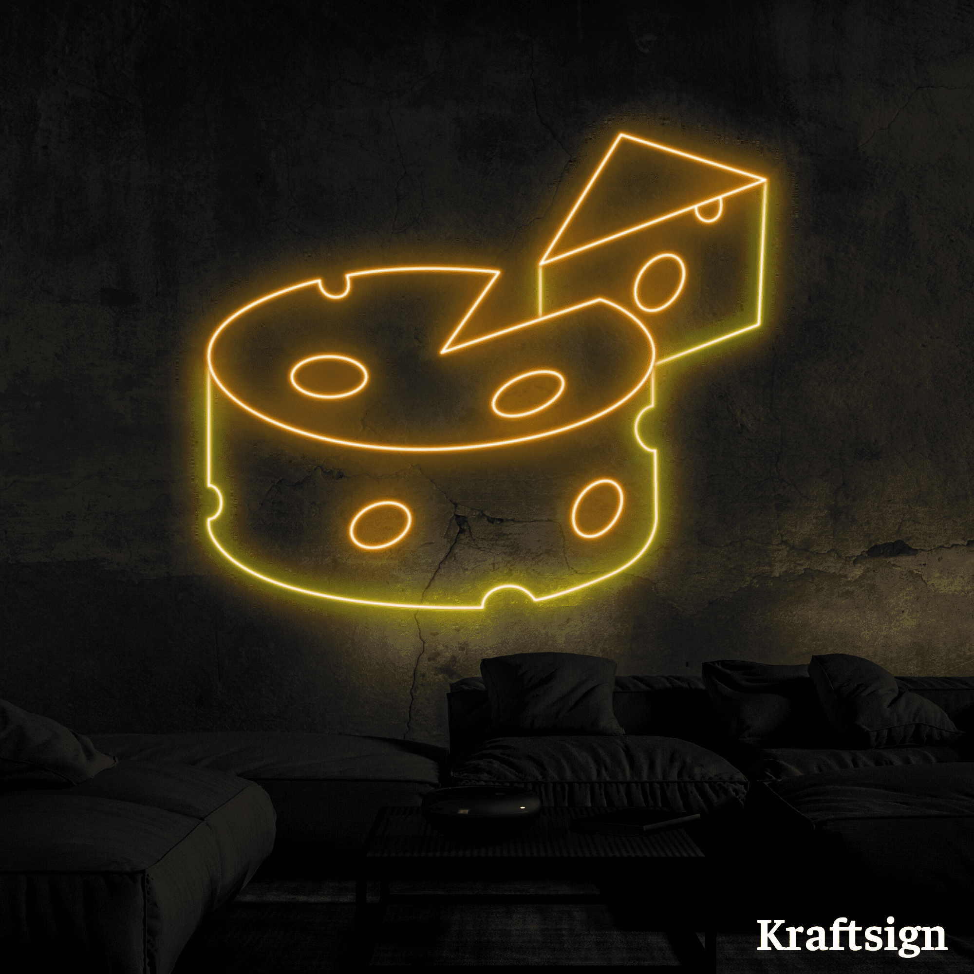 Craftnamesign Cheese Neon Sign, Cheese Day Decor, Cheese Shop LED Sign ...