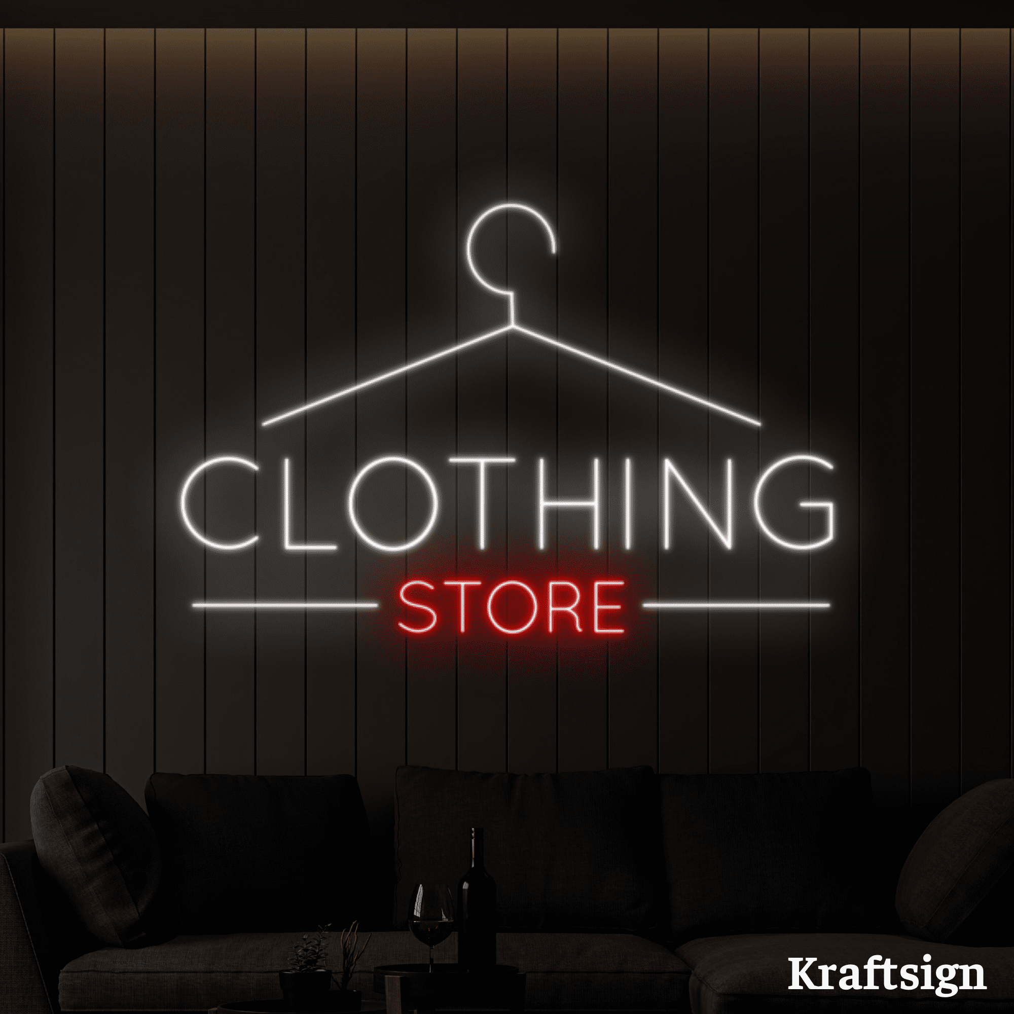 Craftnamesign Clothing Store Neon Sign, Clothes Shop Decor, Shop ...