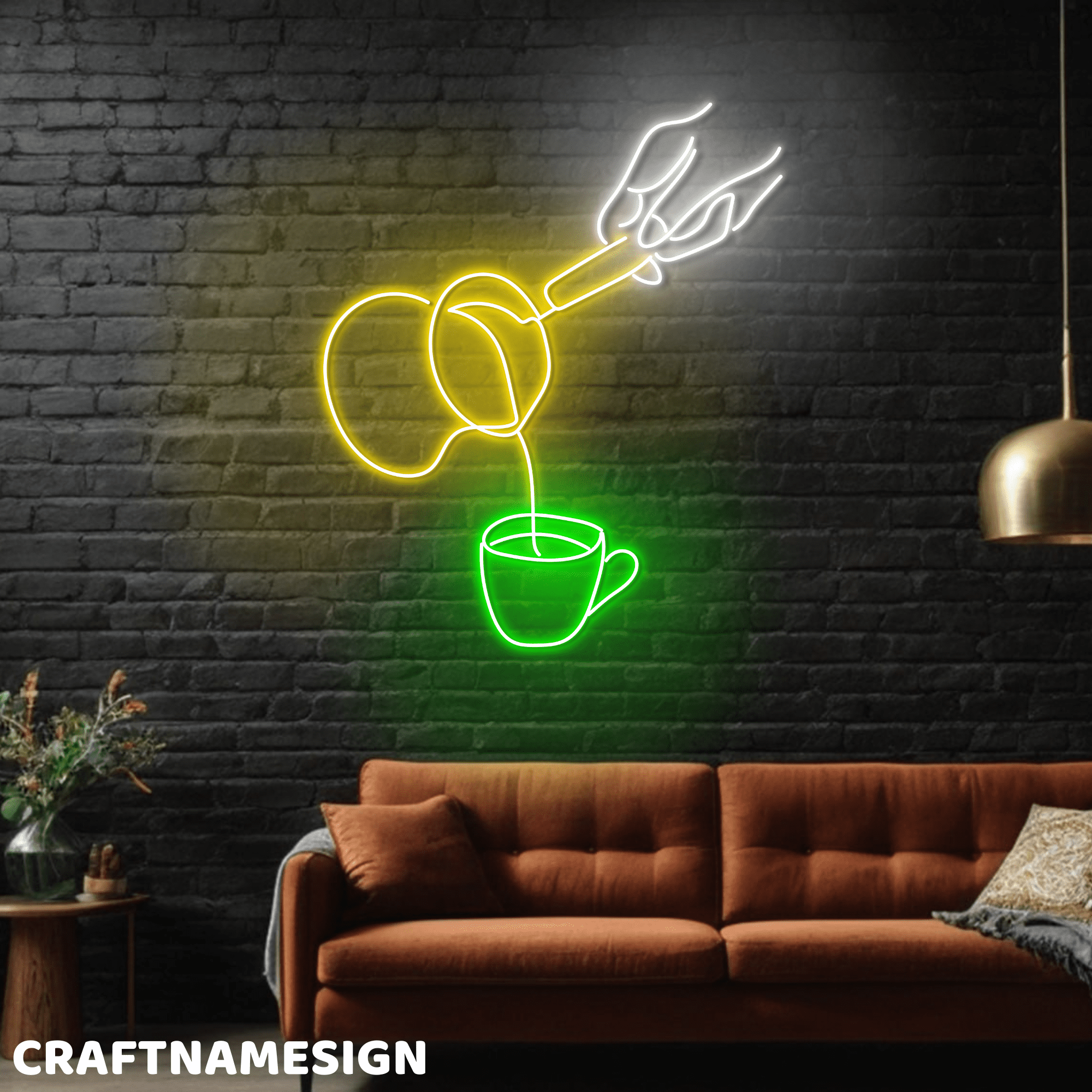 Craftnamesign Coffee Shop Neon Sign, Barista Wall Sign, Coffee Wall ...