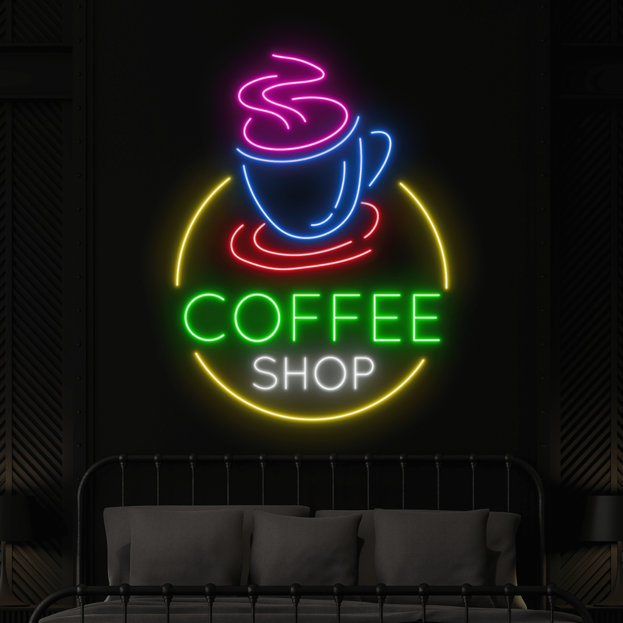 Craftnamesign Coffee Shop Neon Sign, Coffee Shop Decor, Coffee LED ...