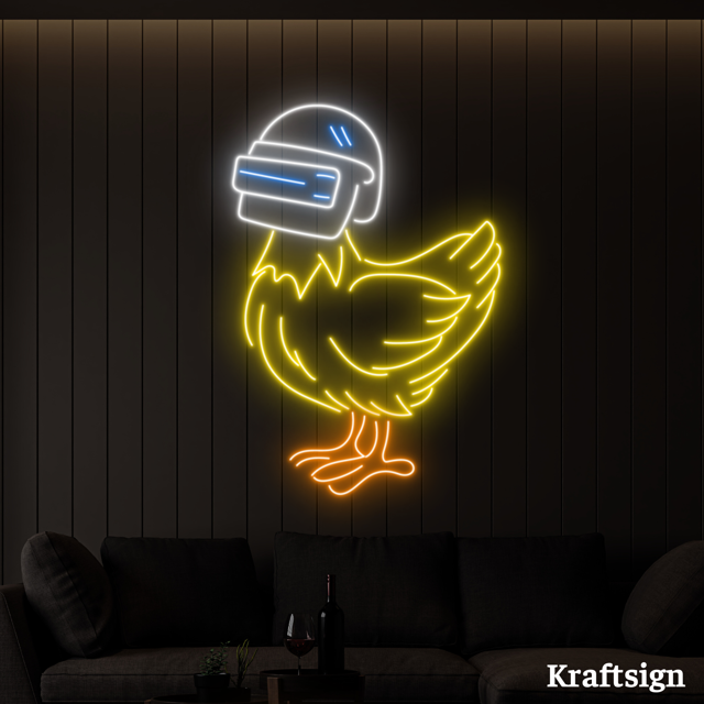 Craftnamesign Cool Chicken Neon Sign, Chicken Shop Decor, Farm LED Sign ...