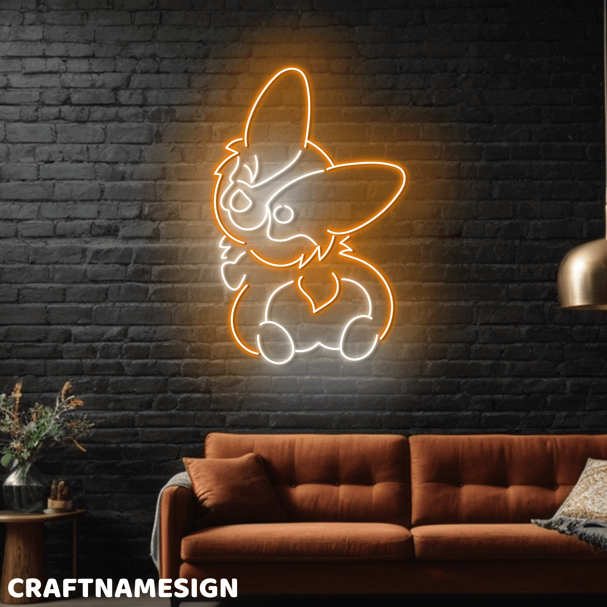 Craftnamesign Corgi Butt Neon Light For Wall Decor, Pet Boarding and ...