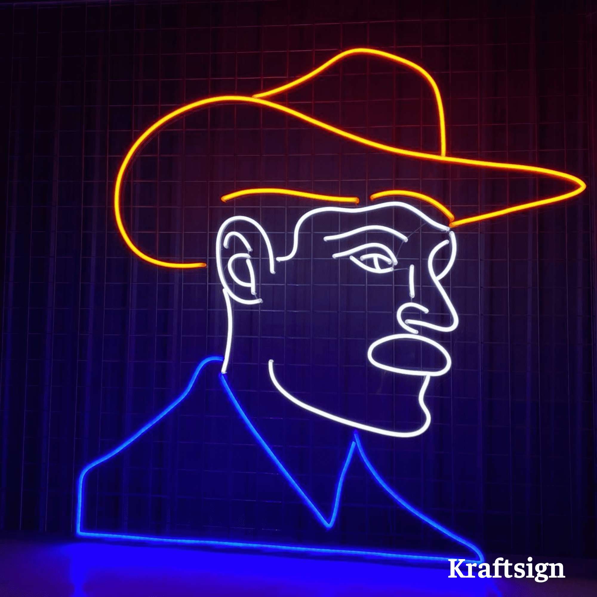 Craftnamesign Cowboy Neon Sign, Men Cave Decor, Cowboy Lover Gifts ...