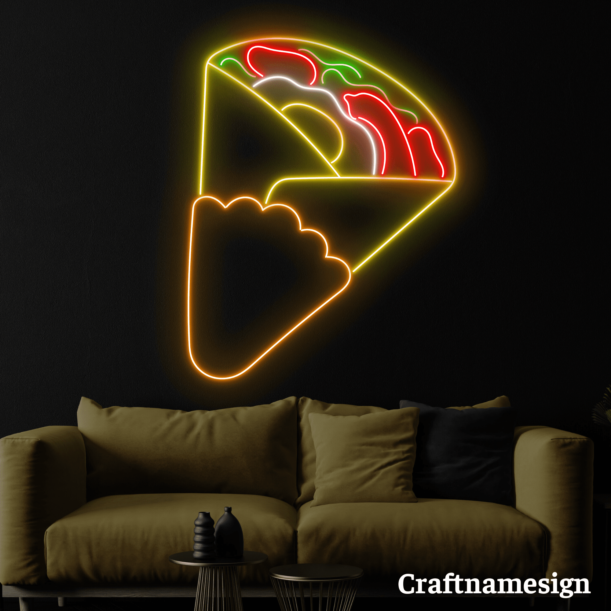 Craftnamesign Crepe Neon Sign for Bakery Crepe Shop Bedroom Wall Decor ...