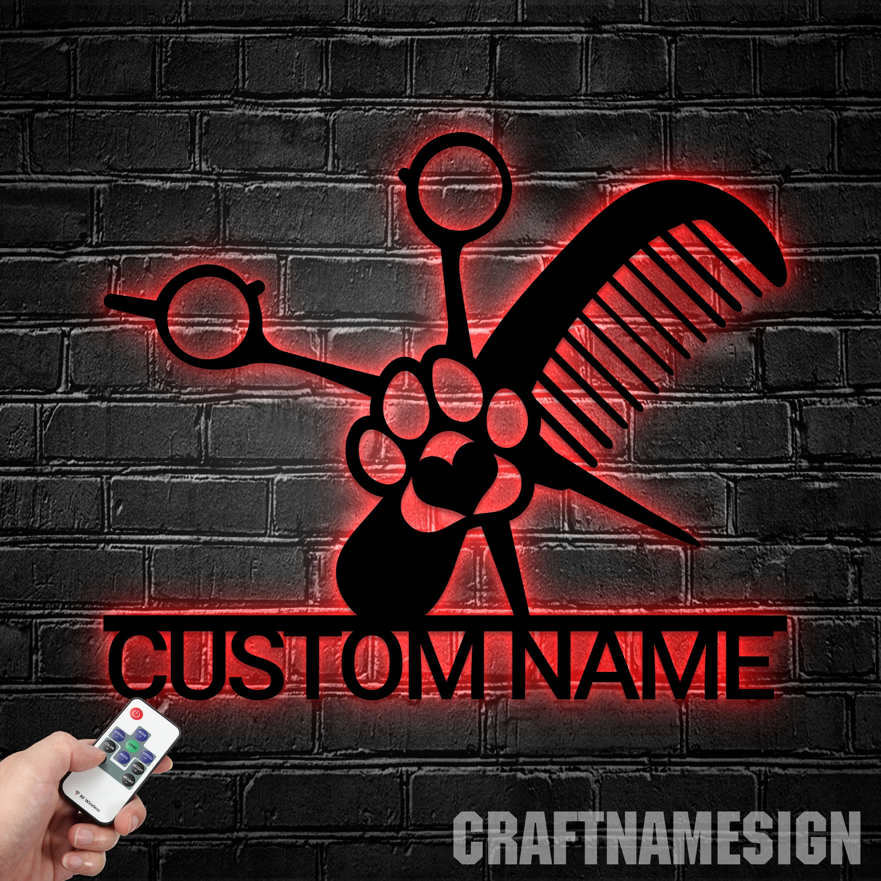 Craftnamesign Custom Archery Metal Wall Art LED Light, Custom Archer ...
