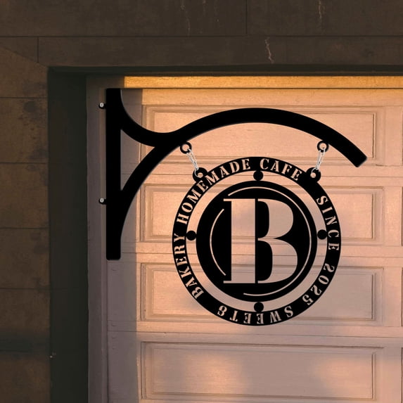 Craftnamesign Custom Bakery Metal Hanging Sign, Bakery Store Shop Metal ...