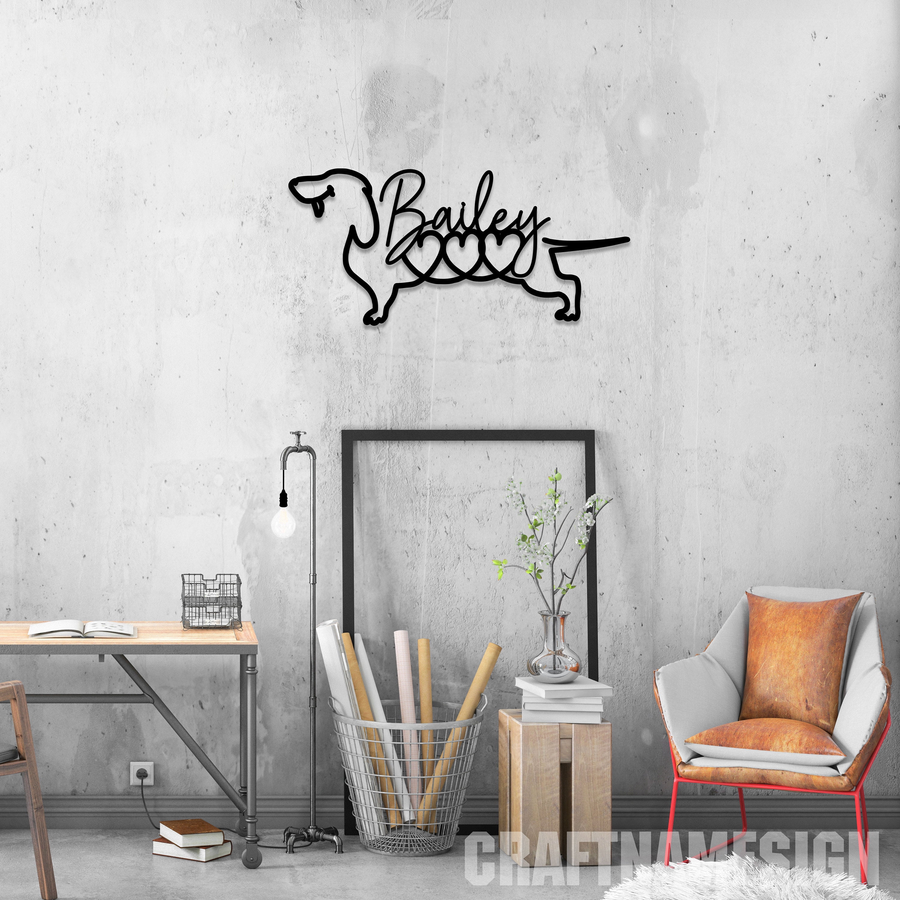 Craftnamesign Custom Ballerina Dance Metal Wall Art LED Light, Custom ...