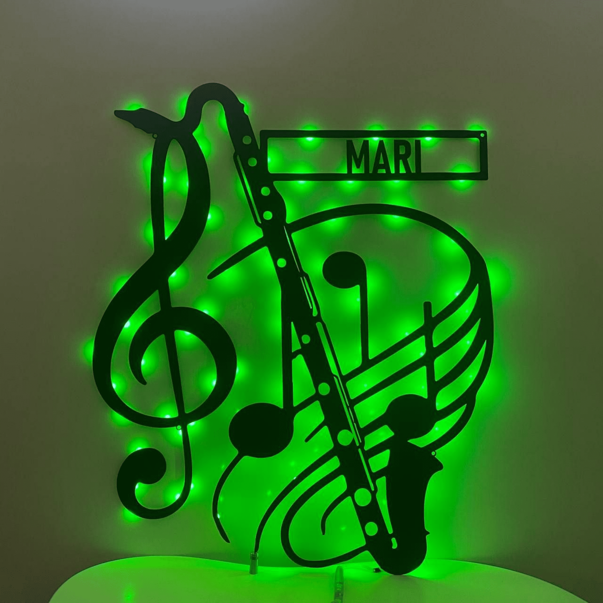 Craftnamesign Custom Bassoon Metal Wall Art LED Light, Bassoon Player ...
