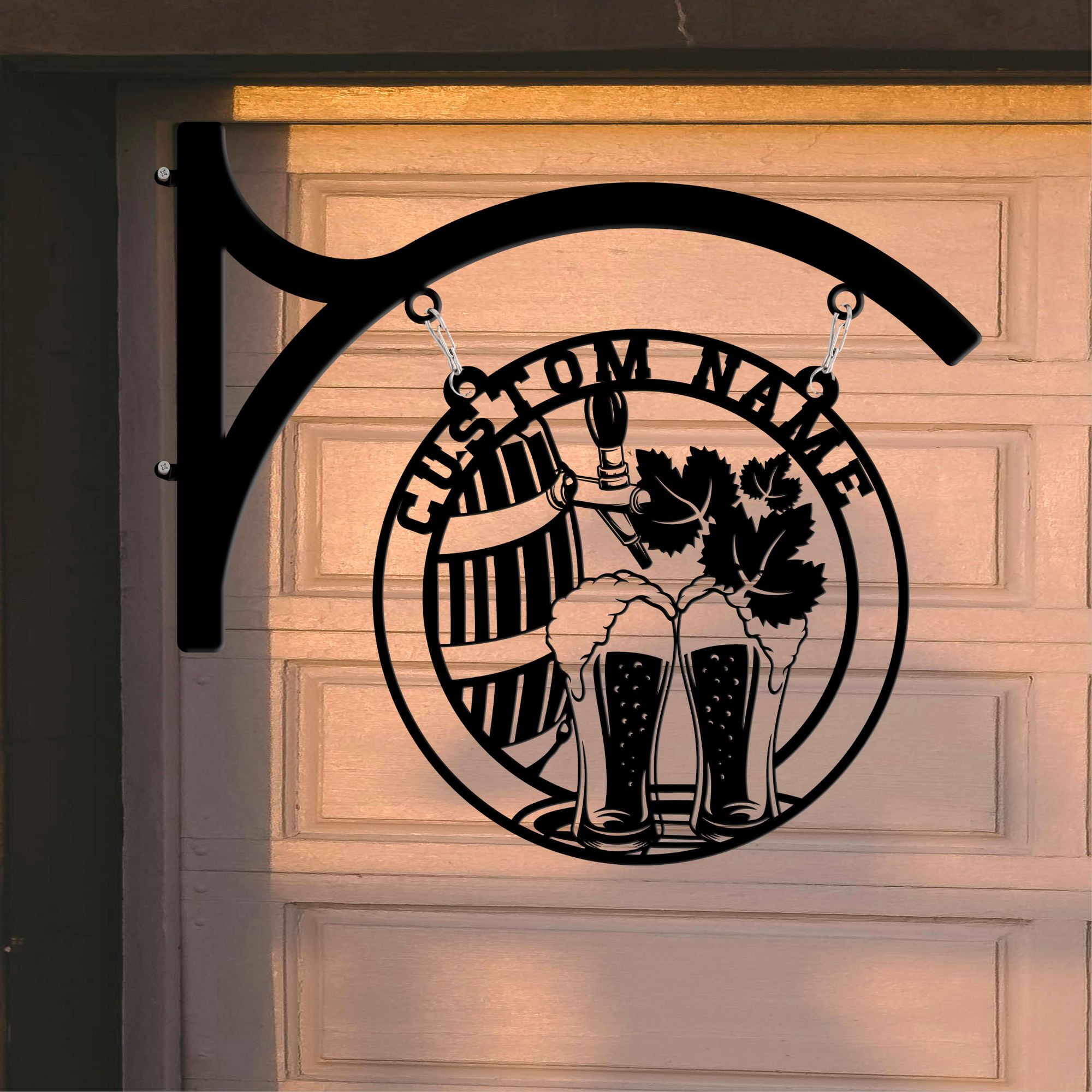 Craftnamesign Custom Beer Club Metal Hanging Sign Wall Decor, Metal Bar ...