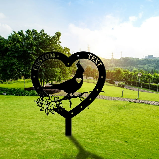 Craftnamesign Custom Bird Grave Markers Garden Stake, Memorial Gifts ...