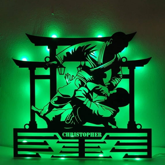 Craftnamesign Custom Brazilian Jiu Jitsu Medal Hanger With Led Light ...