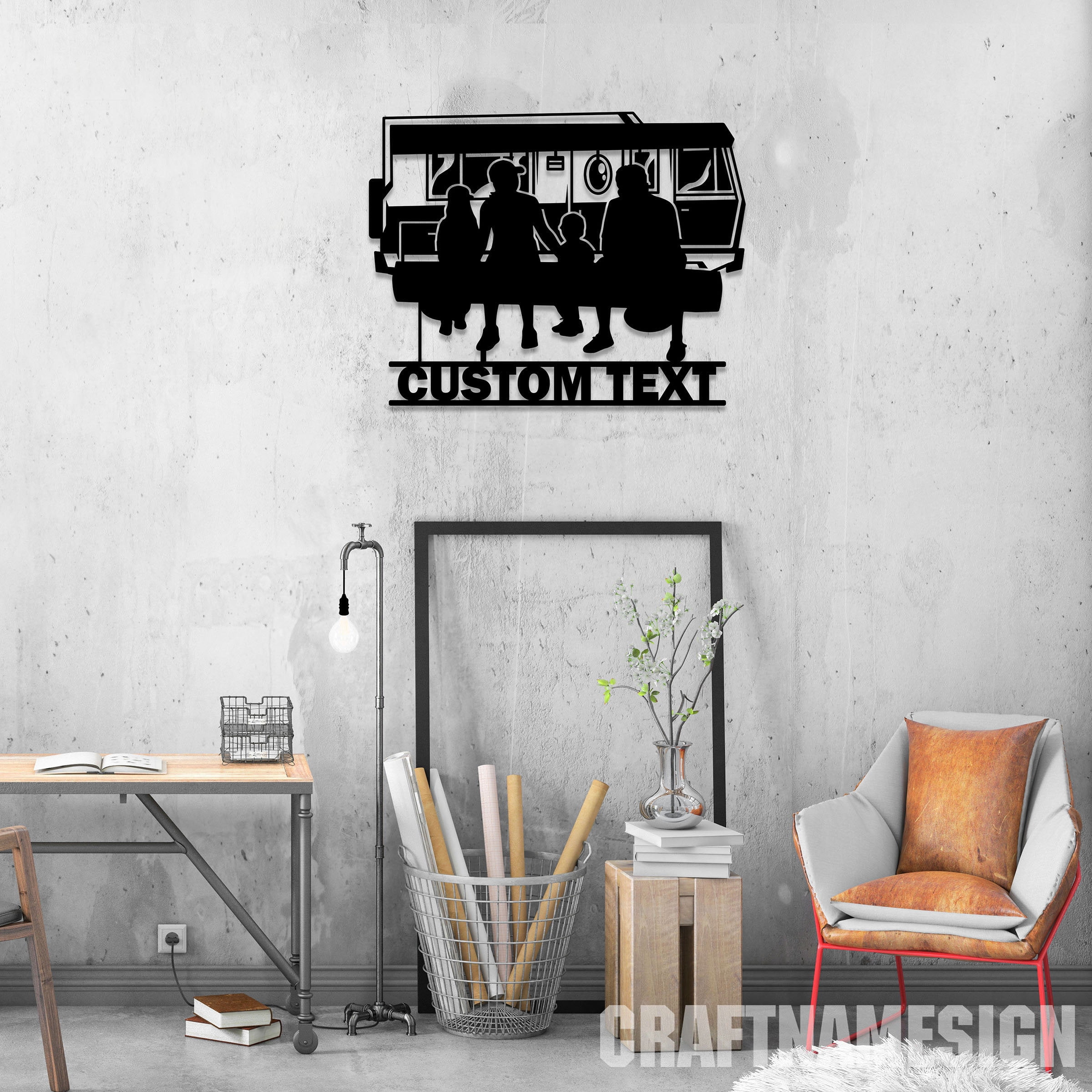 Craftnamesign Custom Campfire Family Metal Sign, Custom Family Name ...