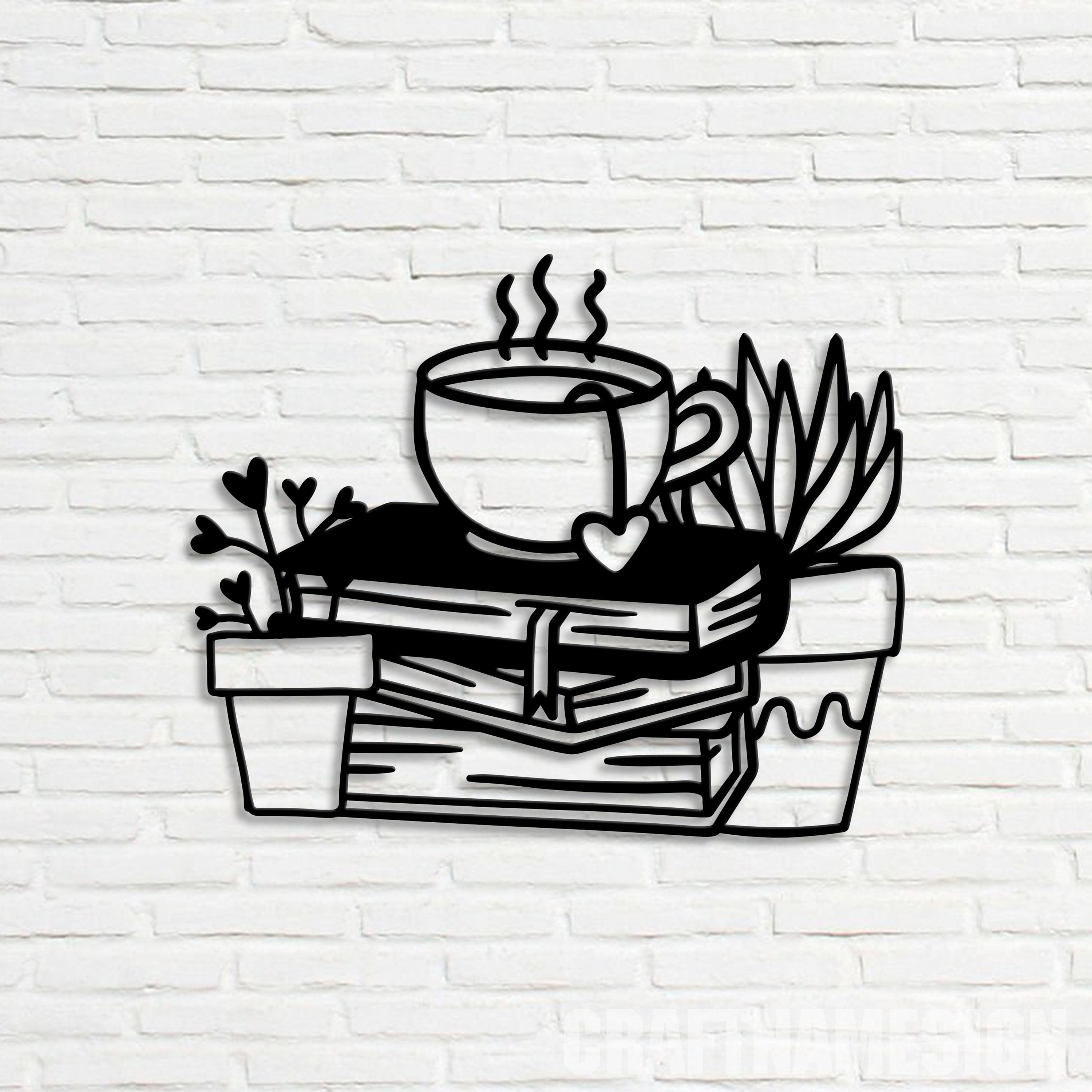 Craftnamesign Custom Cute Cat Metal Wall Art LED Light, Cute Kitten ...