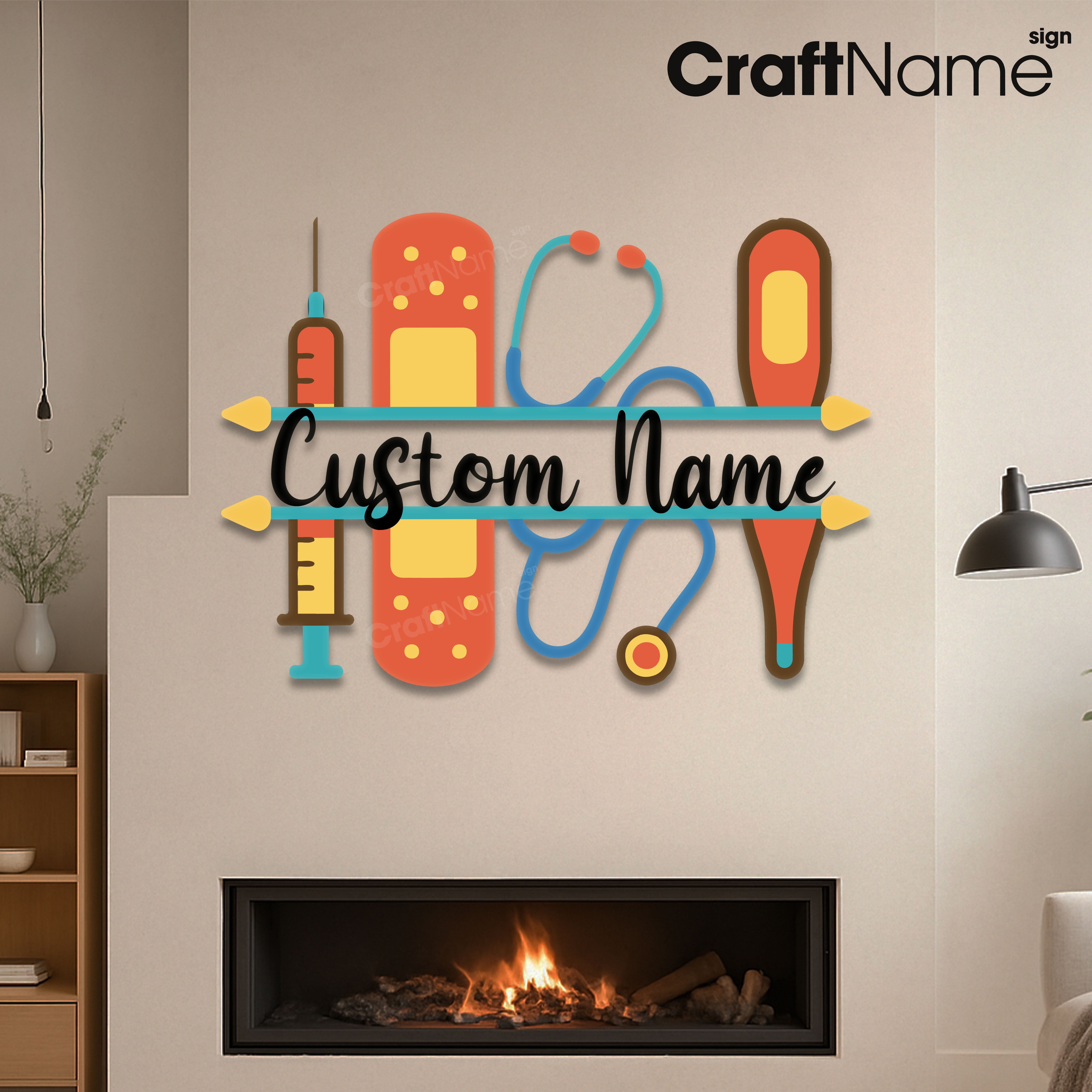 Craftnamesign Custom Doctor Metal Sign for Medical Clinic, Doctor's ...