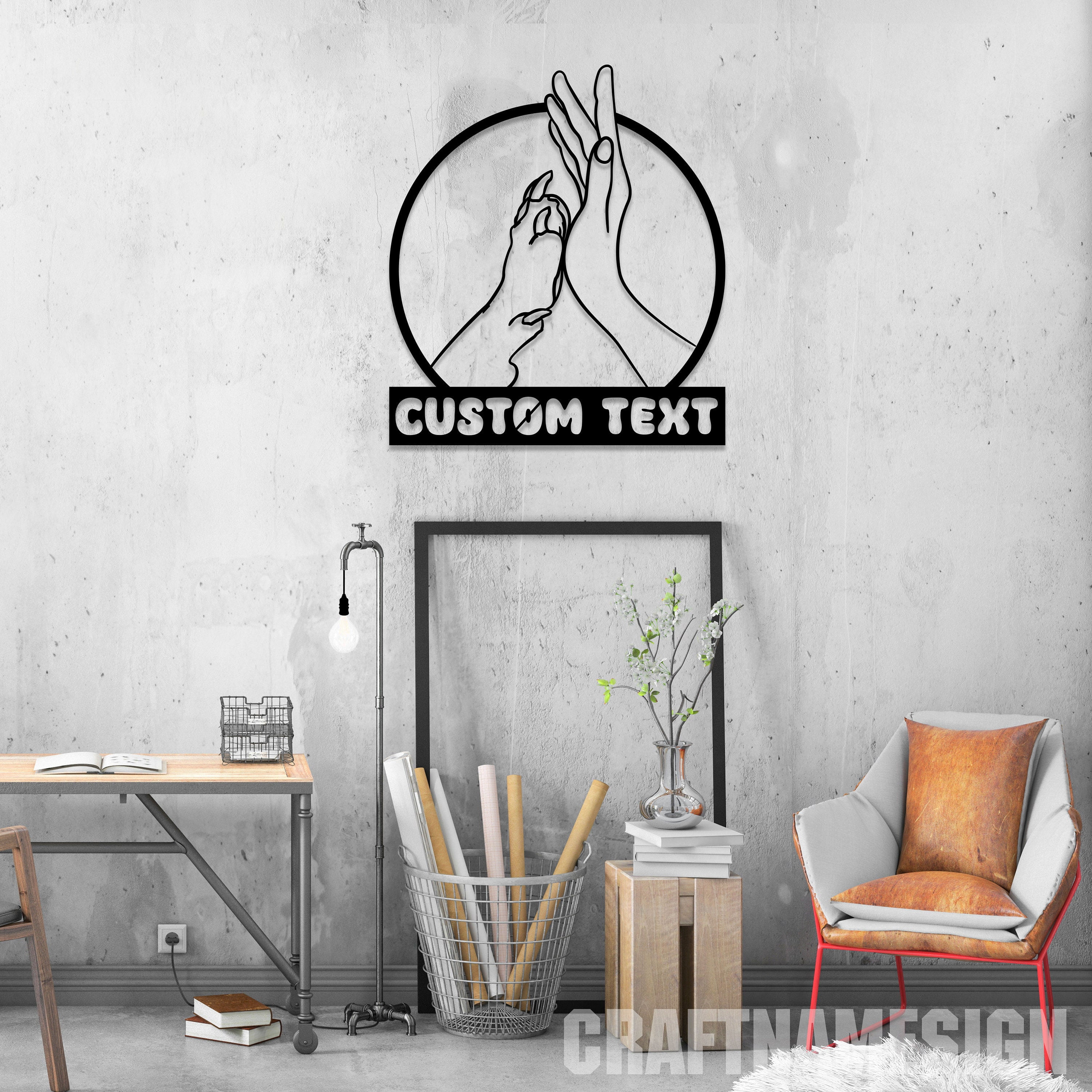 Craftnamesign Custom Dog Metal Sign, Pet Name Sign, Dog House Sign, Dog ...