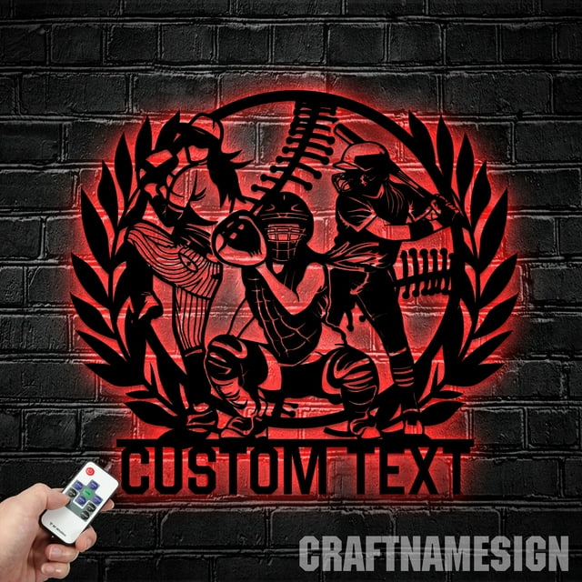 Craftnamesign Custom Girl Hockey Metal Sign, Hockey Stick Metal Wall ...