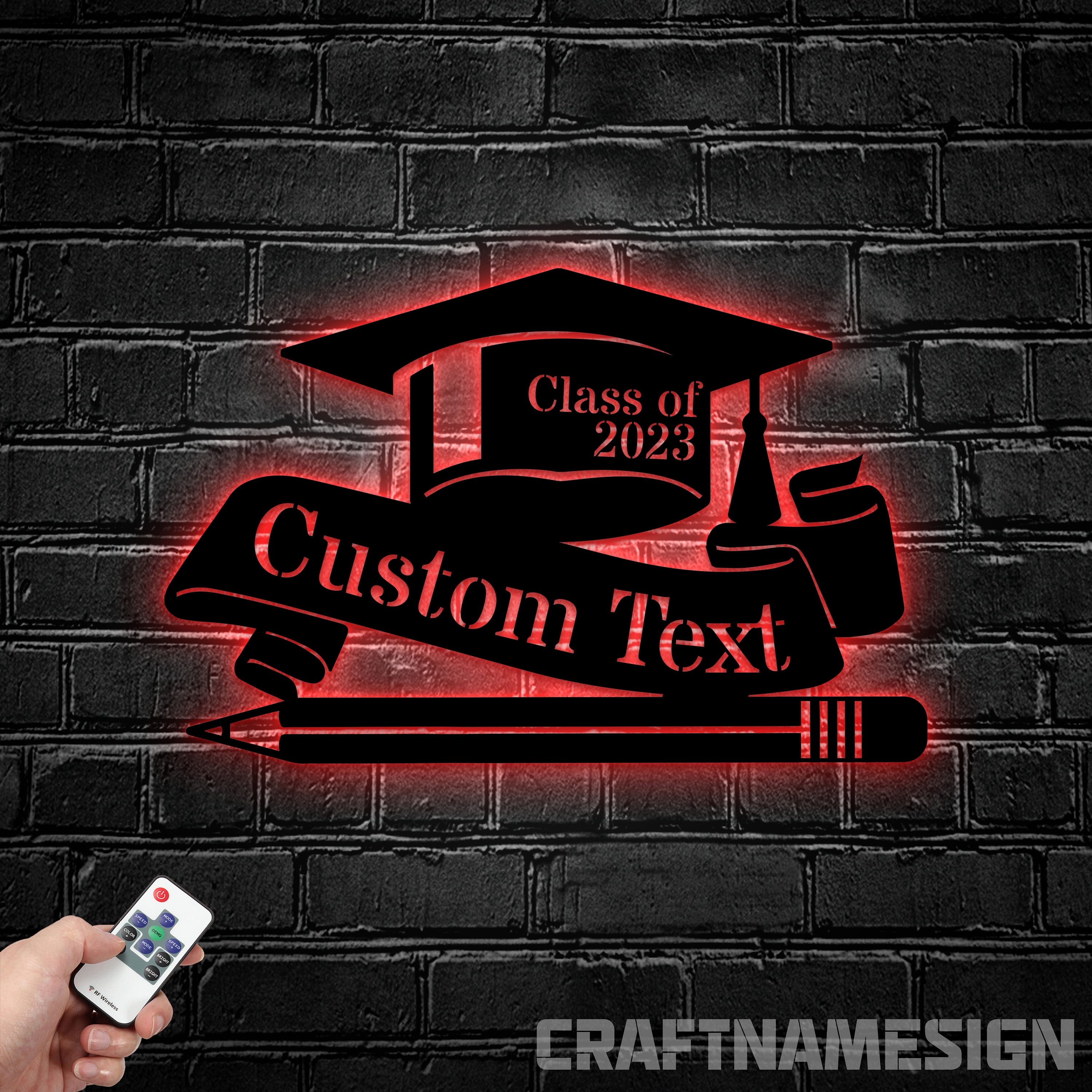 Craftnamesign Custom Graduate Name Sign, Graduation Gifts, Memorable ...