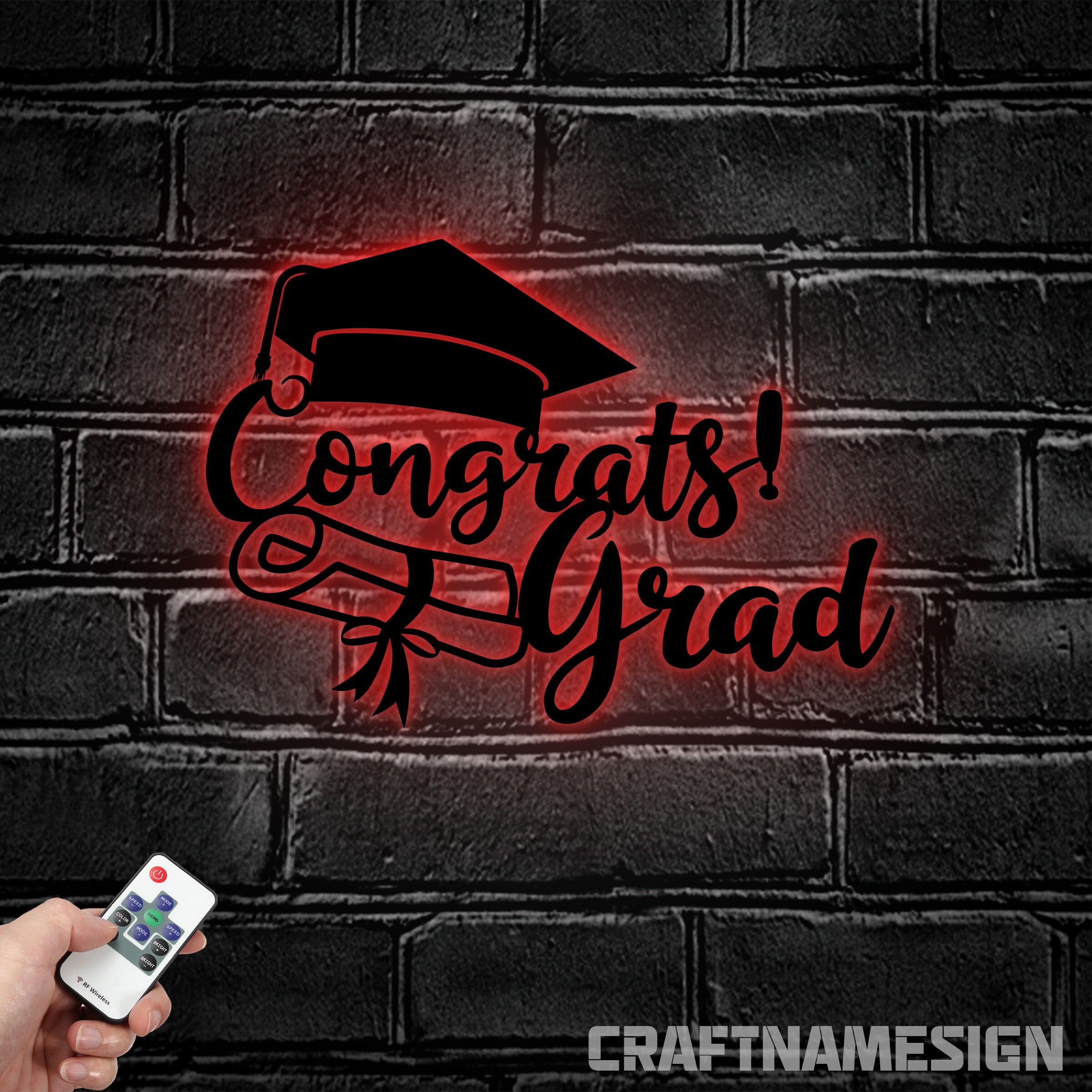 Craftnamesign Custom Graduate Name Sign, Graduation Metal Sign ...