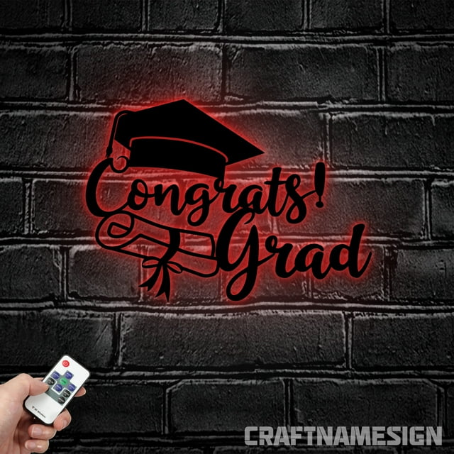 Craftnamesign Custom Graduate Name Sign, Graduation Metal Sign ...