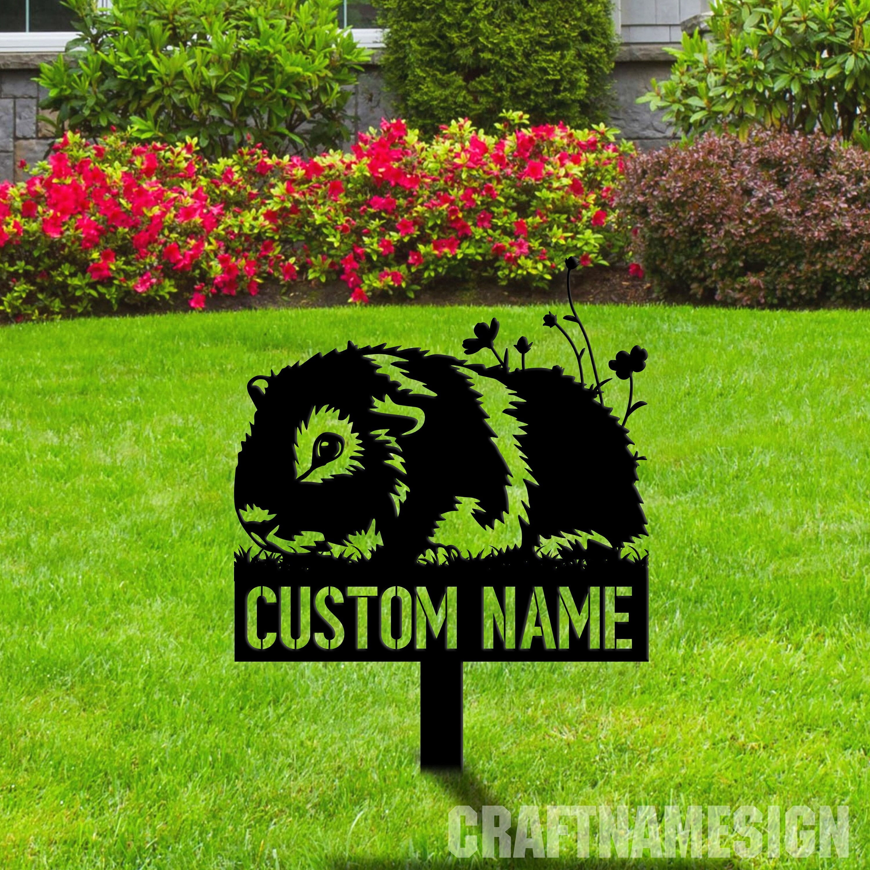 Craftnamesign Custom Guinea Pig Garden Stake, Guinea Pig Yard Stake ...