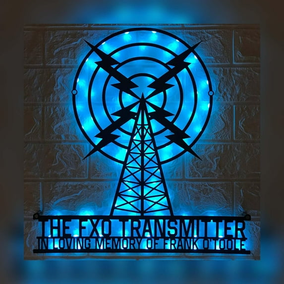 Craftnamesign Personalized Ham Radio Metal Wall Art LED Light, Custom ...