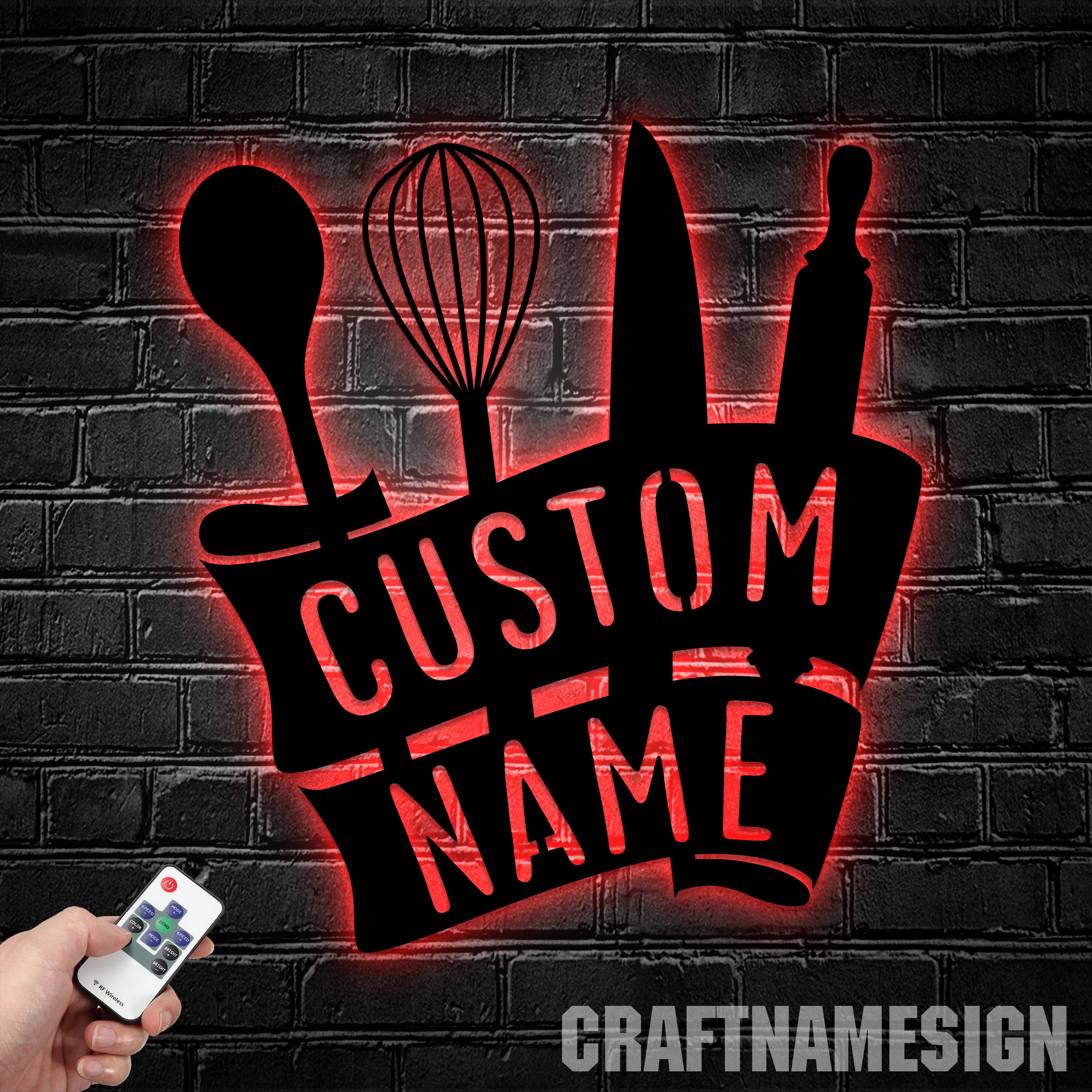 Craftnamesign Custom Kitchen Metal Sign, Kitchen Art, Custom Kitchen ...