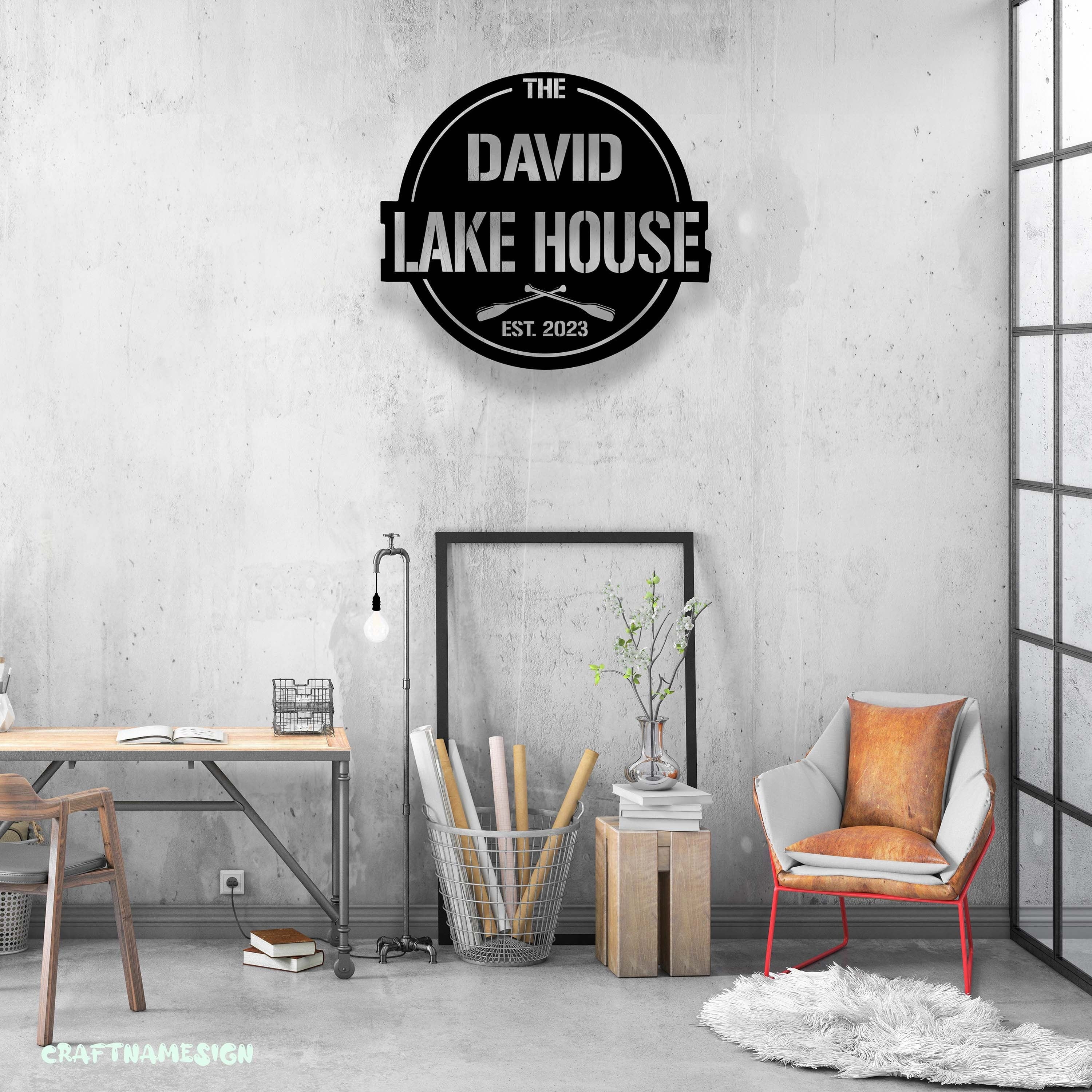 Metal Wall Art For Lake House at Lucinda Mckellar blog
