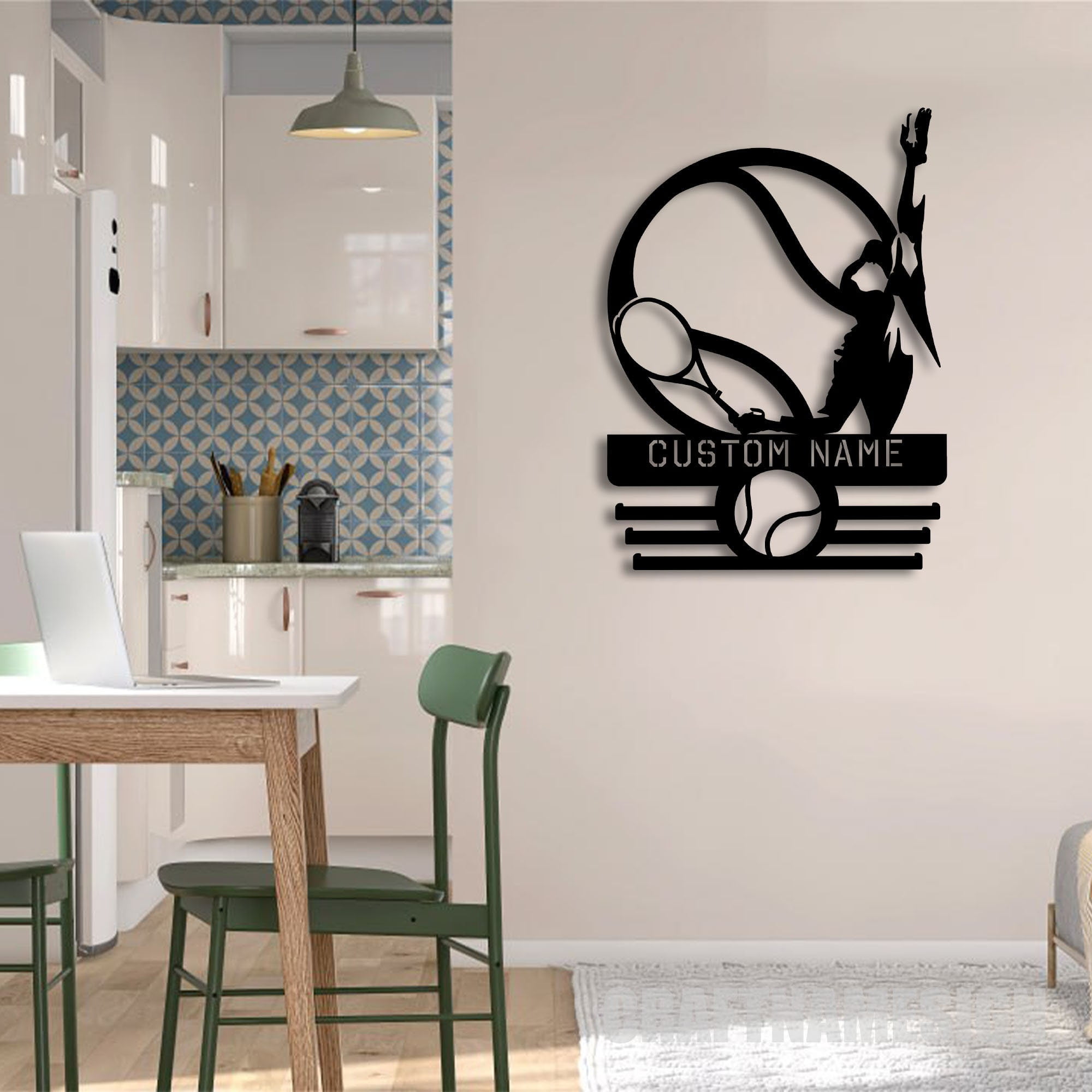 Craftnamesign Custom Metal Tennis Medal Hanger, Tennis Medal Holder ...