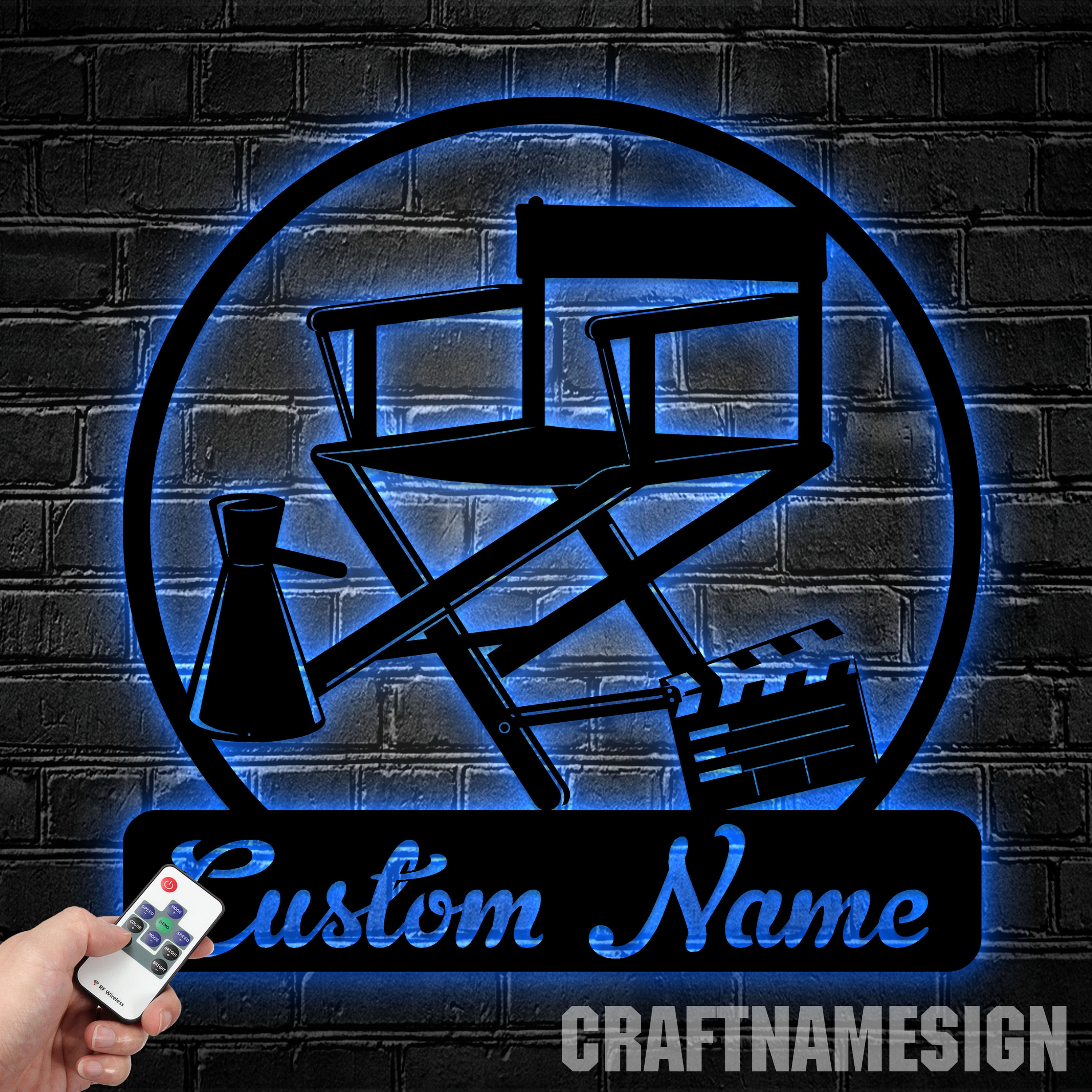 Craftnamesign Custom Movie Theme Director Wall Art, Custom Director ...