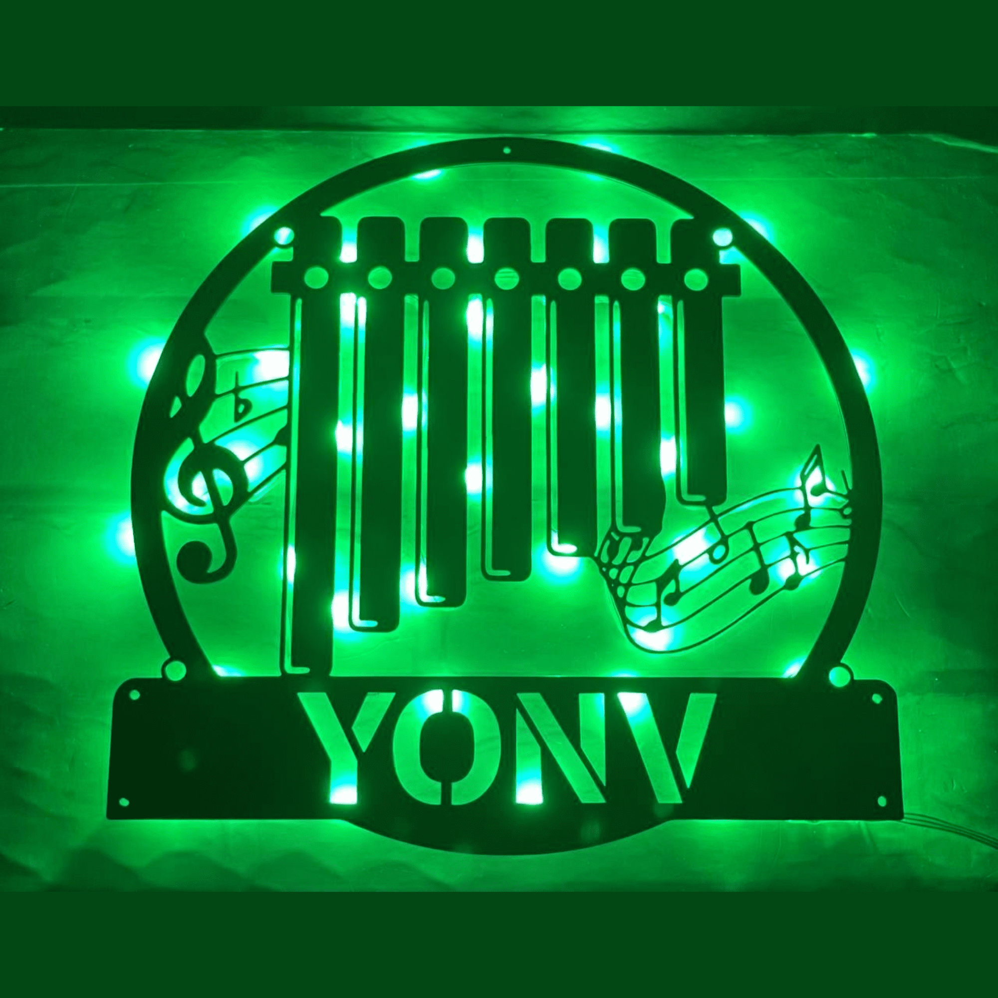 Craftnamesign Custom Panpipe Musical Instrument Metal Wall Art, Pan ...