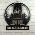 Craftnamesign Custom Steam Engine Train Locomotive Metal Wall Art ...