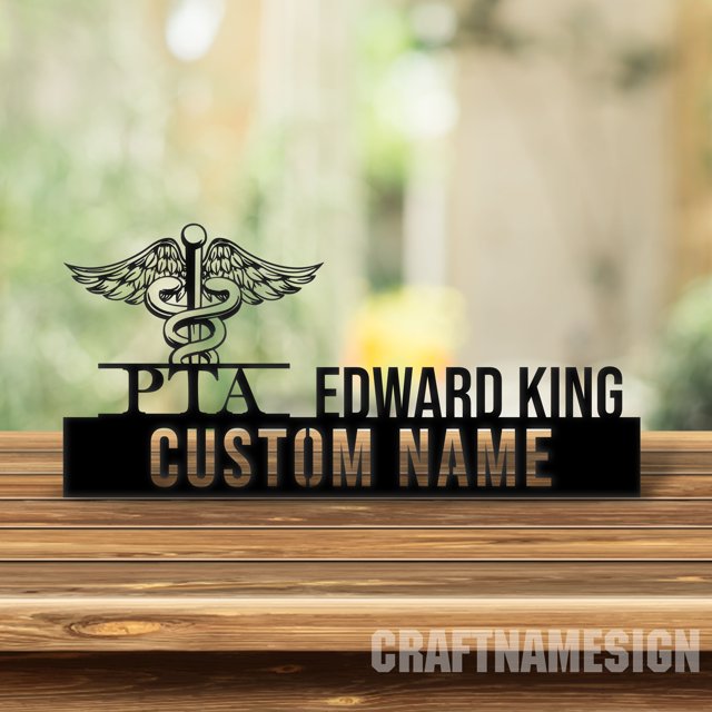 Craftnamesign Custom Therapist Assistant Desk Name Plate, Physical ...