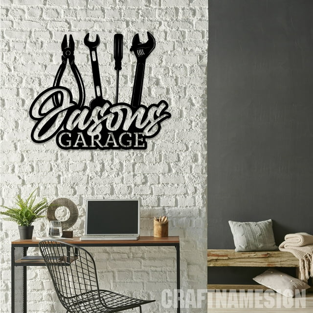 Craftnamesign Custom Tools Repair Metal Wall Art, Mechanic Tools ...