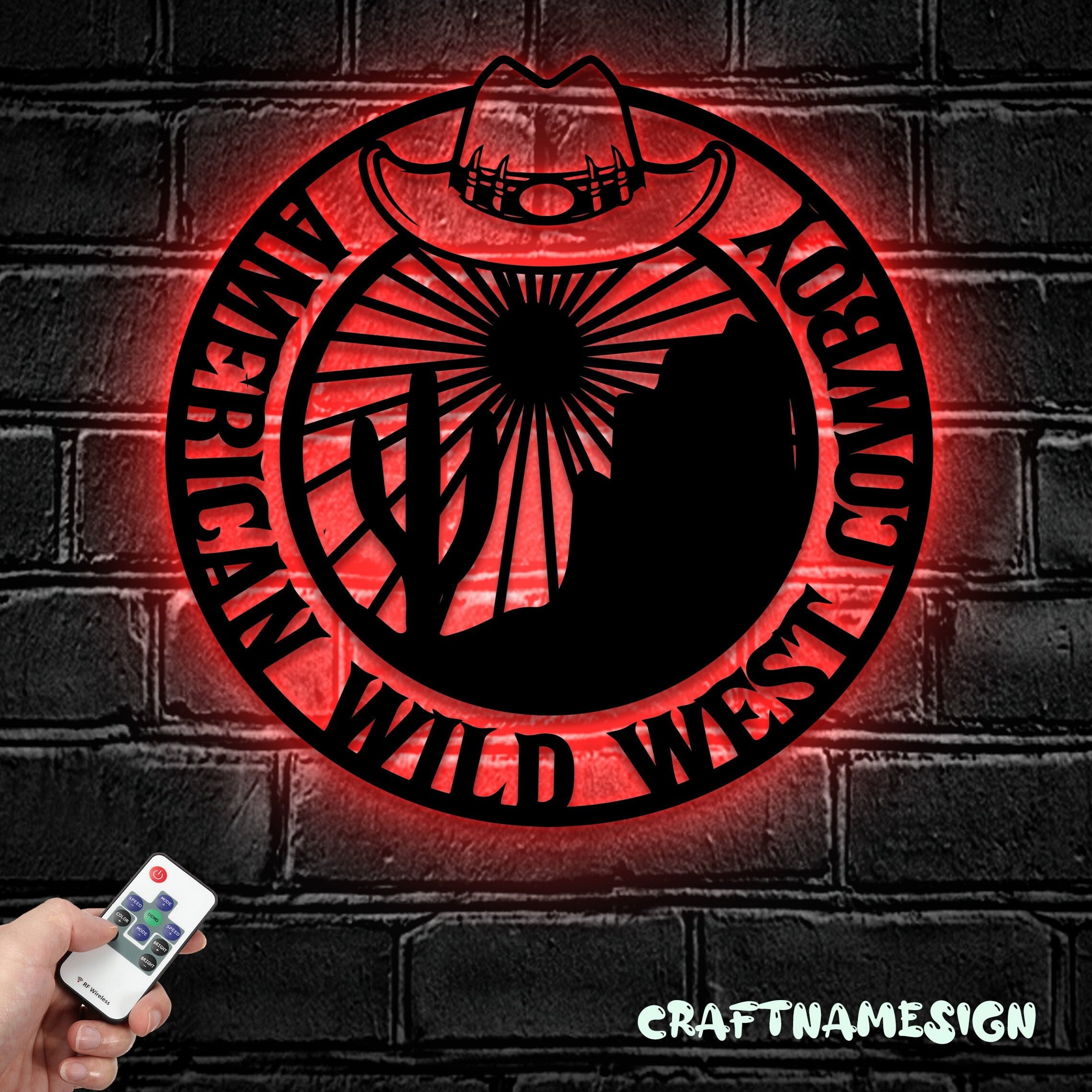 Craftnamesign Custom Tractor Metal Wall Art LED Light, Custom Farm ...