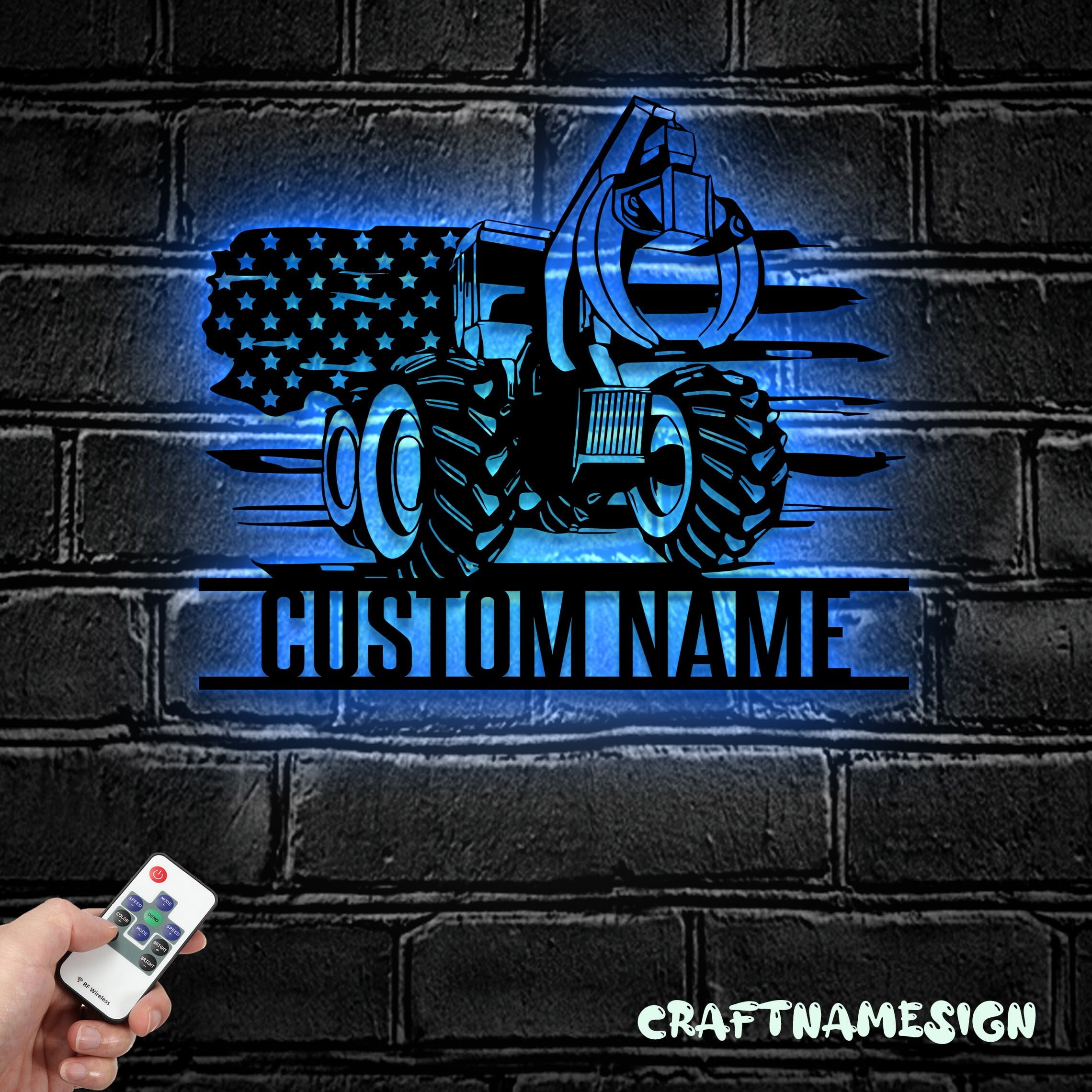 Craftnamesign Custom US Grapple Skidder Driver Metal Art - Walmart.com