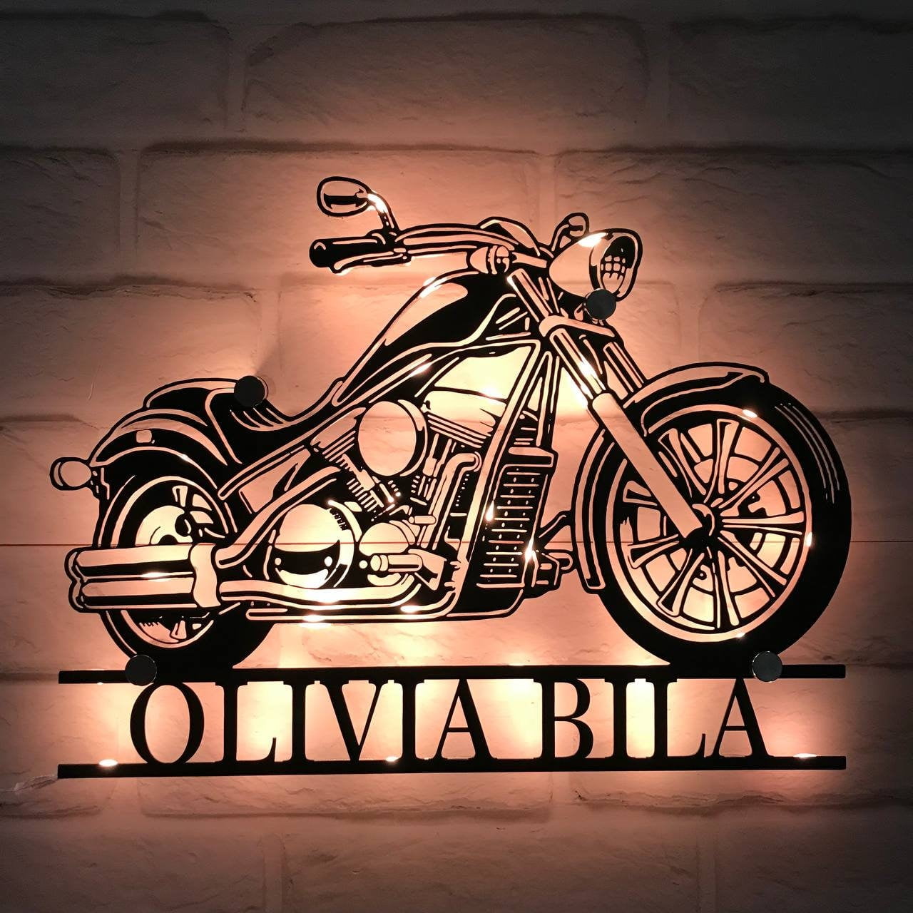 Craftnamesign Custom US Mechanic Tools Metal Wall Art LED Light, Car ...