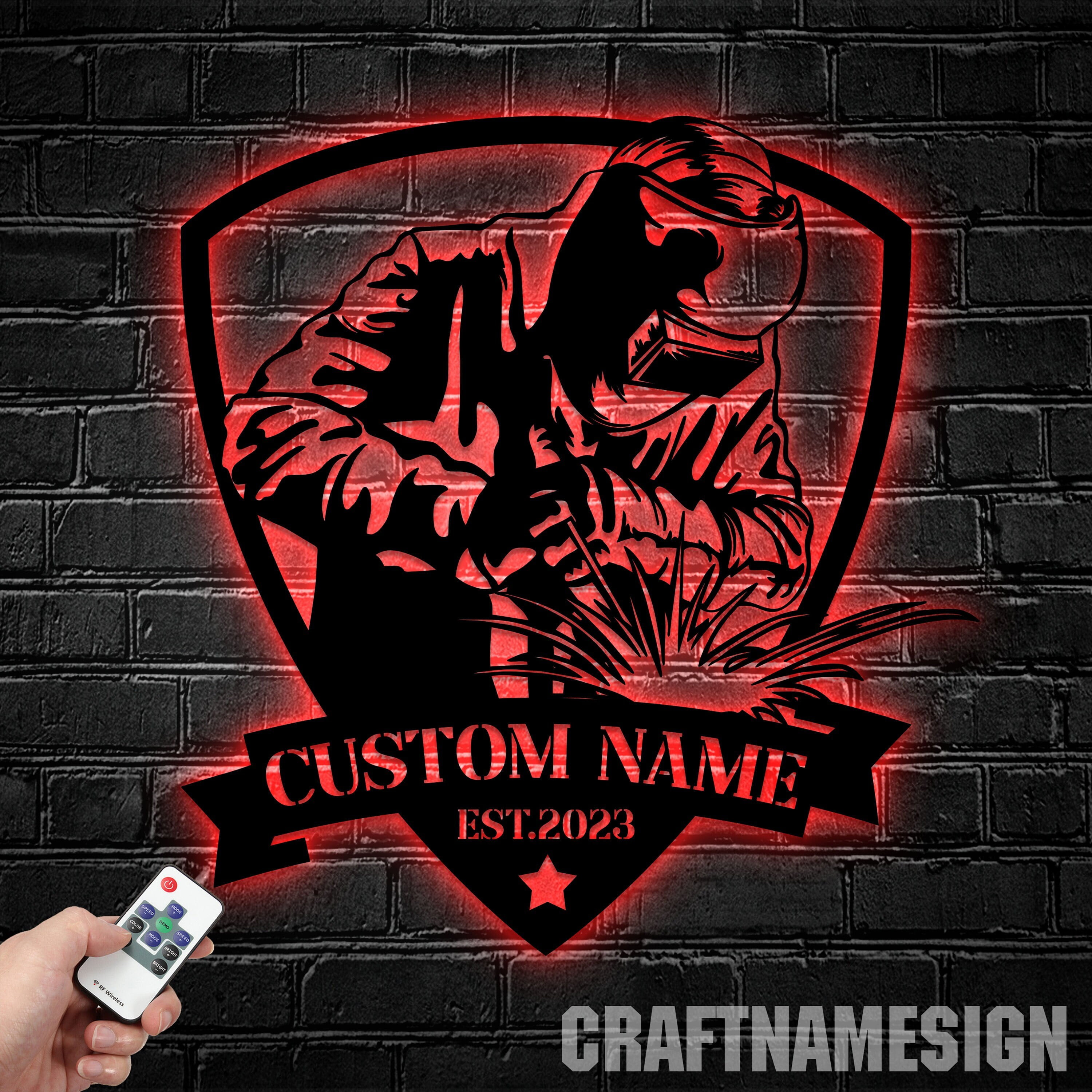 Craftnamesign Custom Welding Metal Sign LED Light, Welder Gifts ...