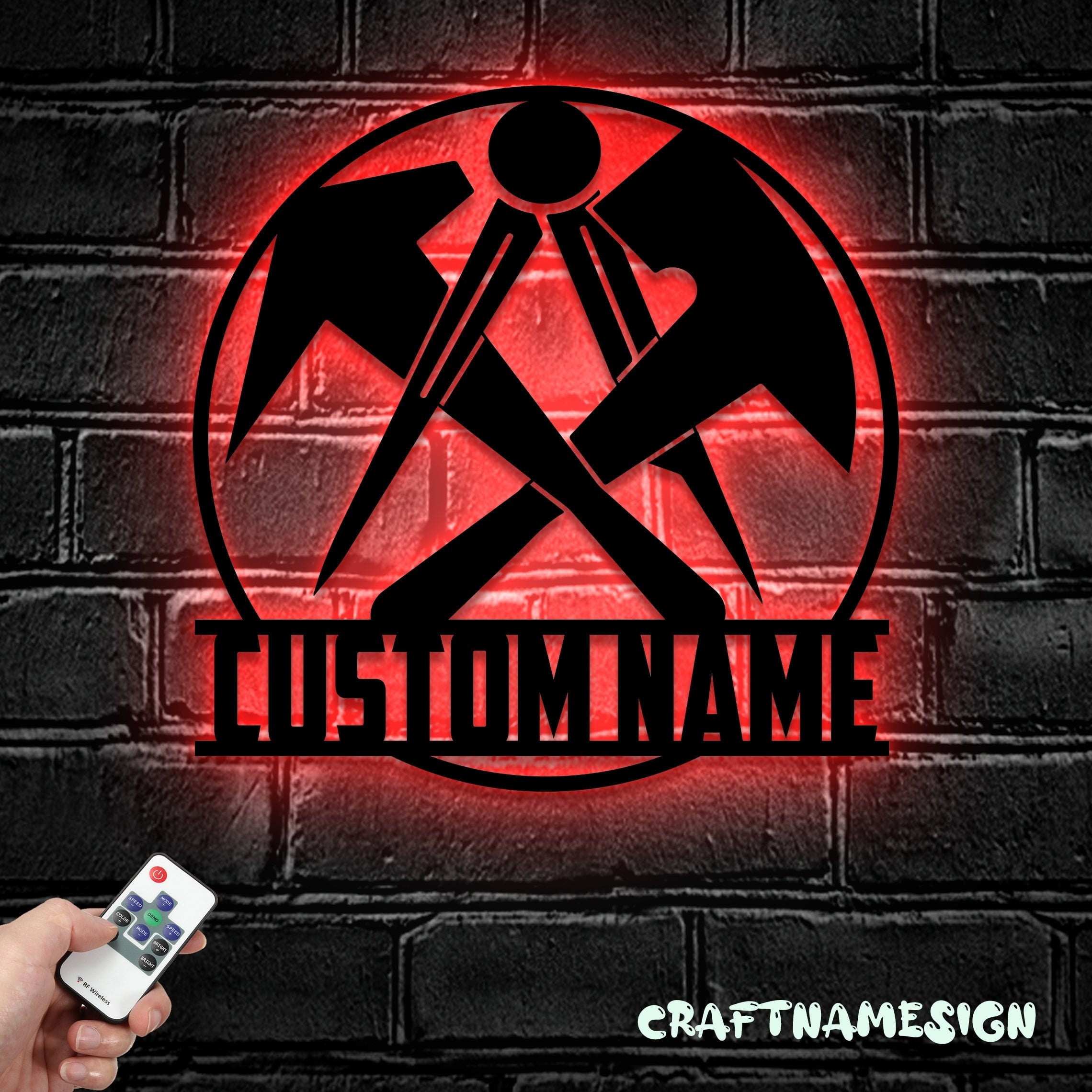 Craftnamesign Custom Work Repairs Roofs Metal Wall Art Led Light ...