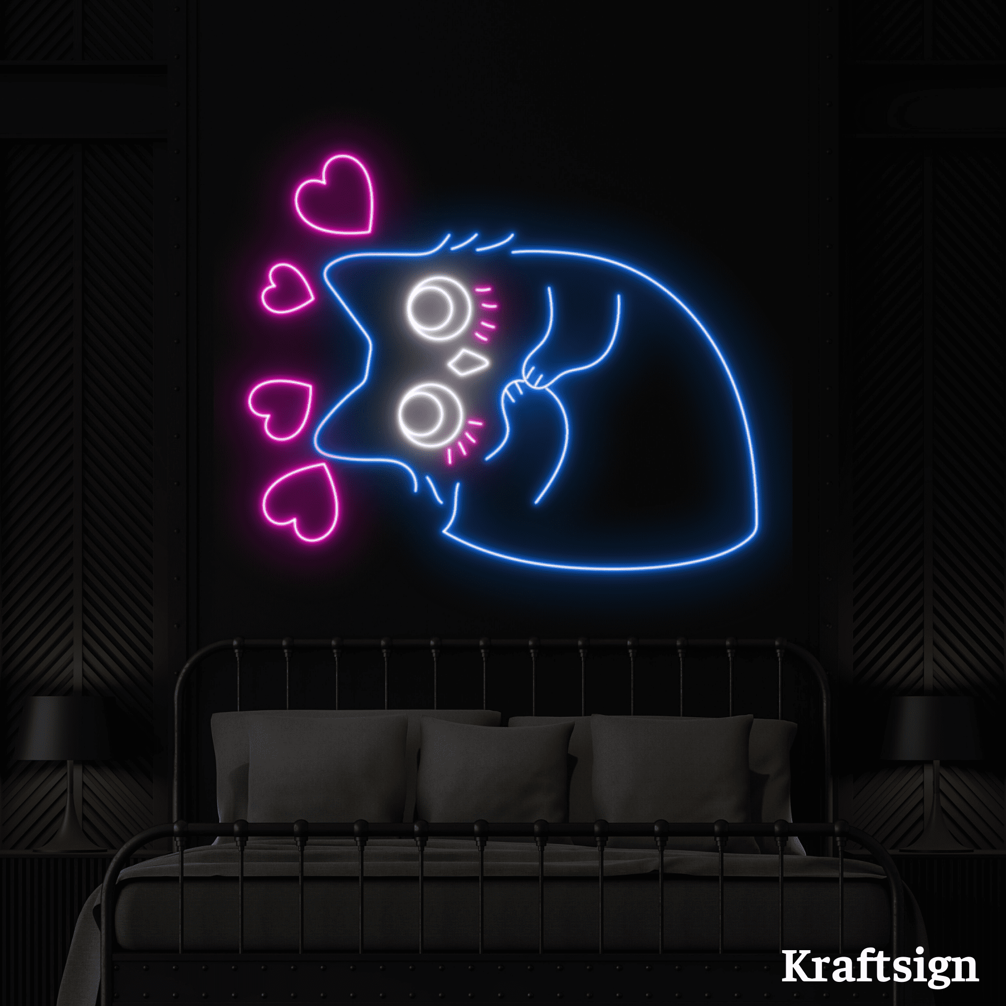 Craftnamesign Cute Cat Neon Sign, Cat Lover Gifts, Nursery Decor, Kid ...
