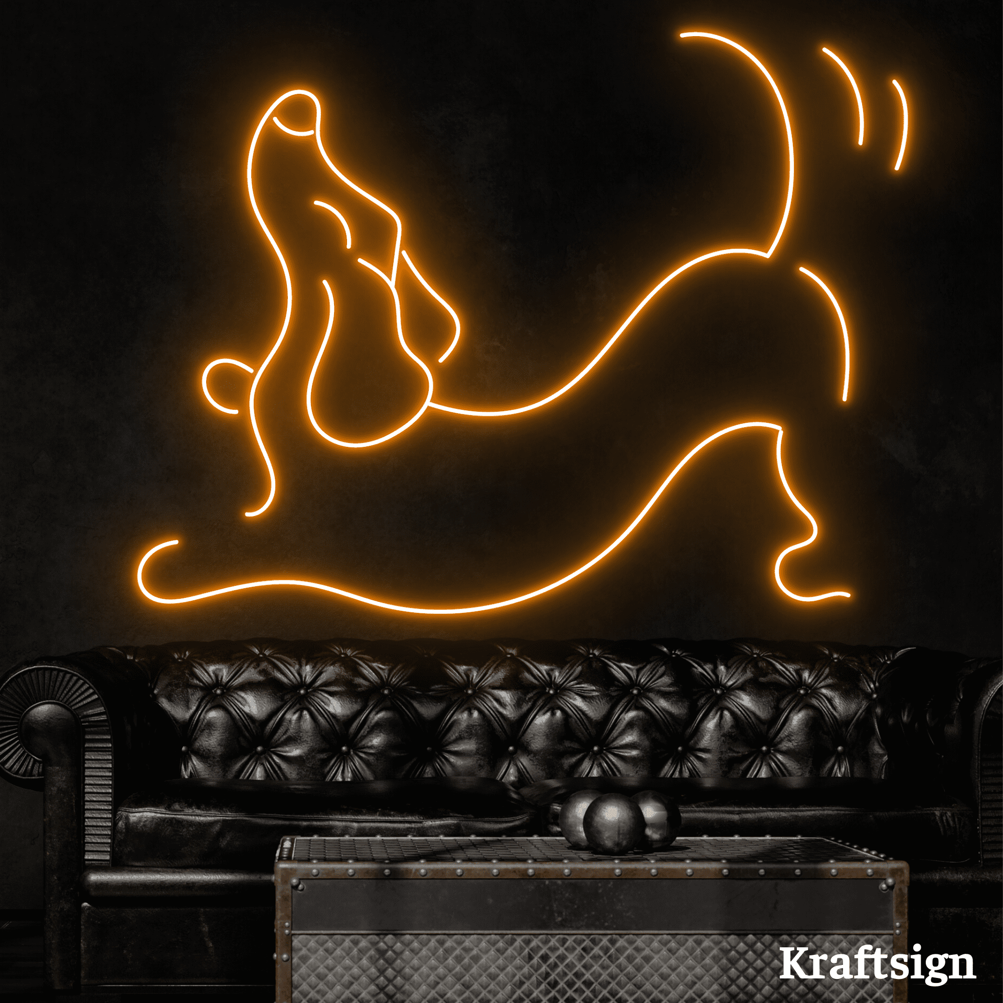 Craftnamesign Dachshund Dog LED Sign, Dachshund Decor, Dog Wall Art ...