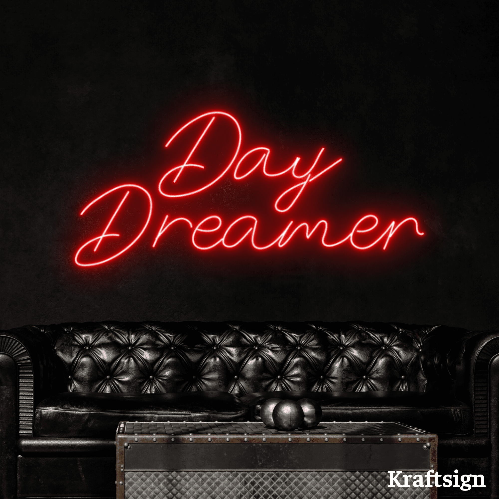 Craftnamesign Day Dreamer Neon Sign, Quotes LED Sign, Bedroom Decor ...